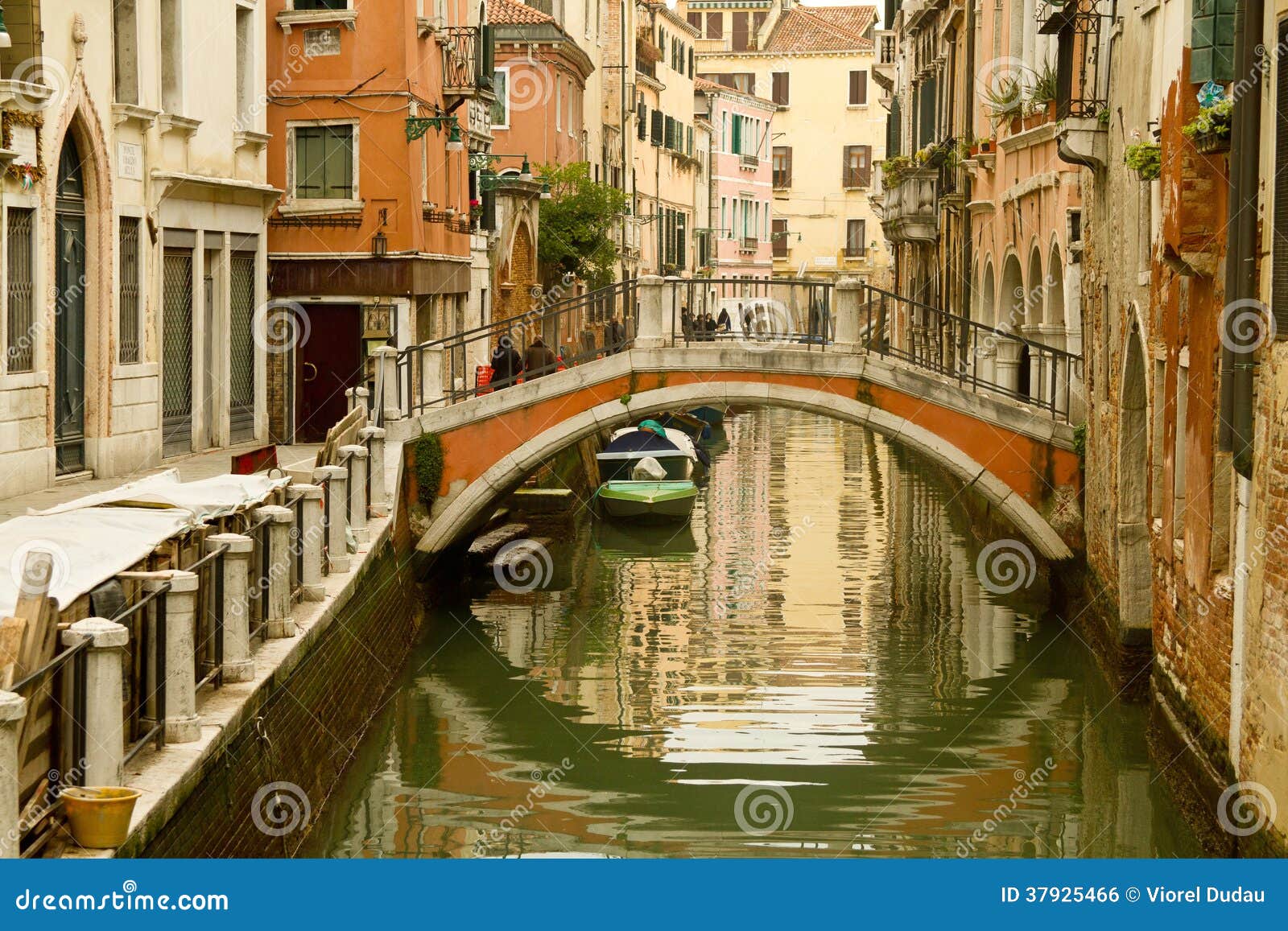 Venice canal stock photo. Image of bridge, venetian, typical - 37925466
