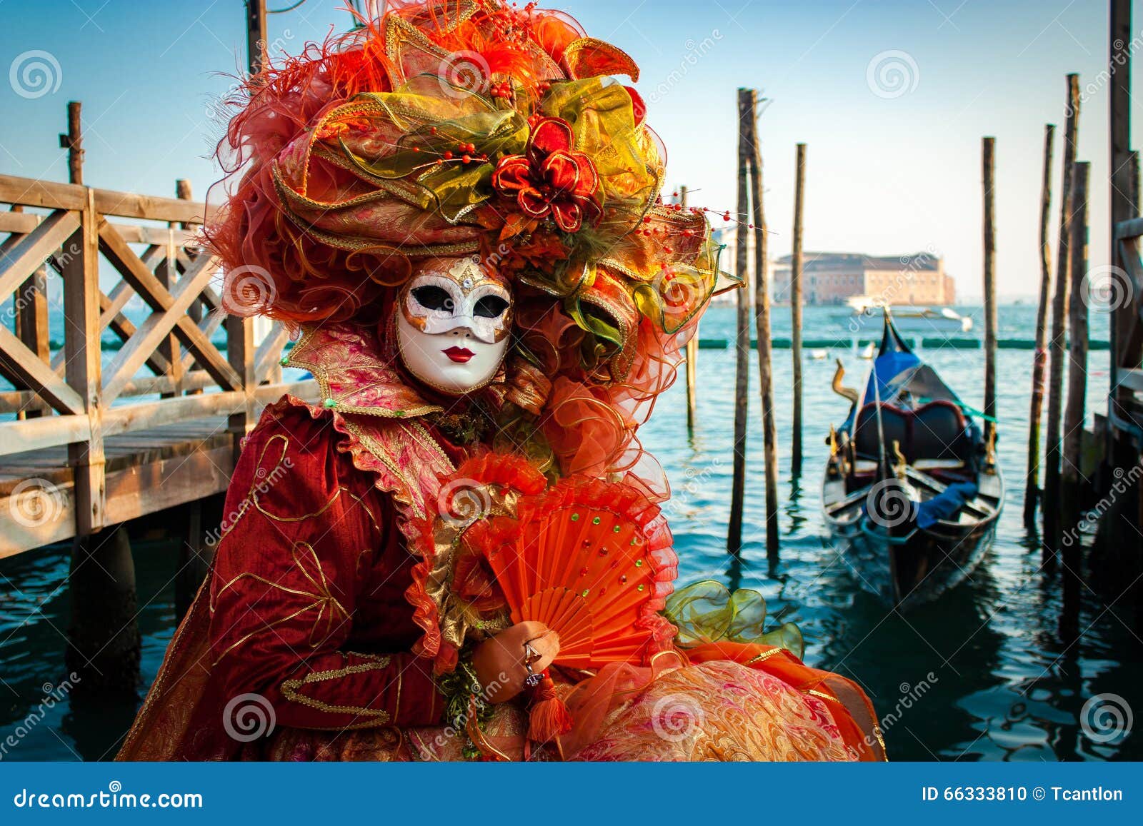 Venice Carnival costume editorial image. Image of famous - 66333810