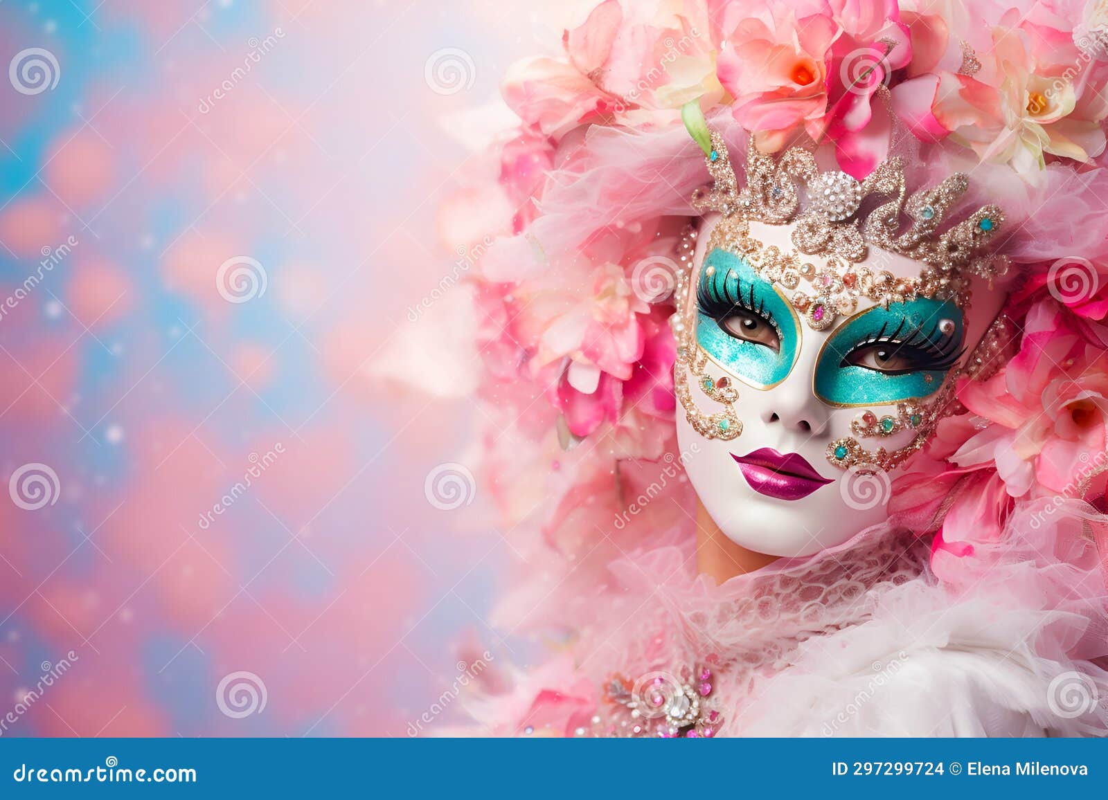 Venice Carnival Theme Background Stock Photo - Image of beauty ...