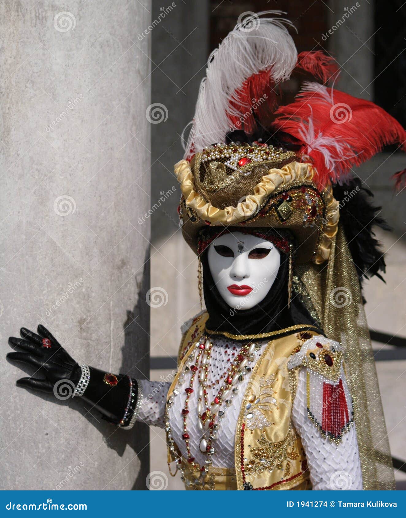 Venice Carnival - Torero Costume Stock Photo - Image of woman ...