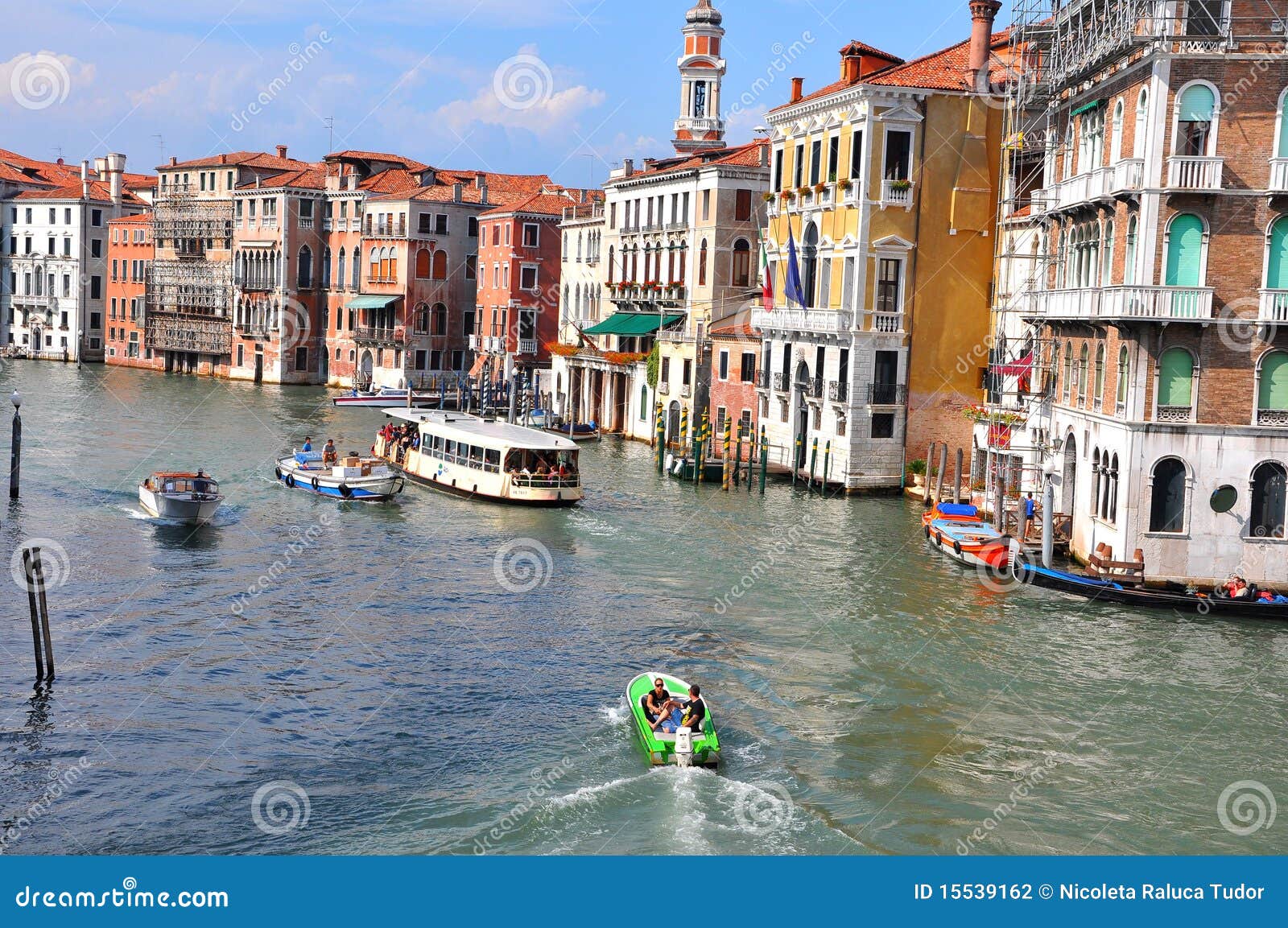 Venice cityscape, Italy stock photo. Image of bridge - 15539162