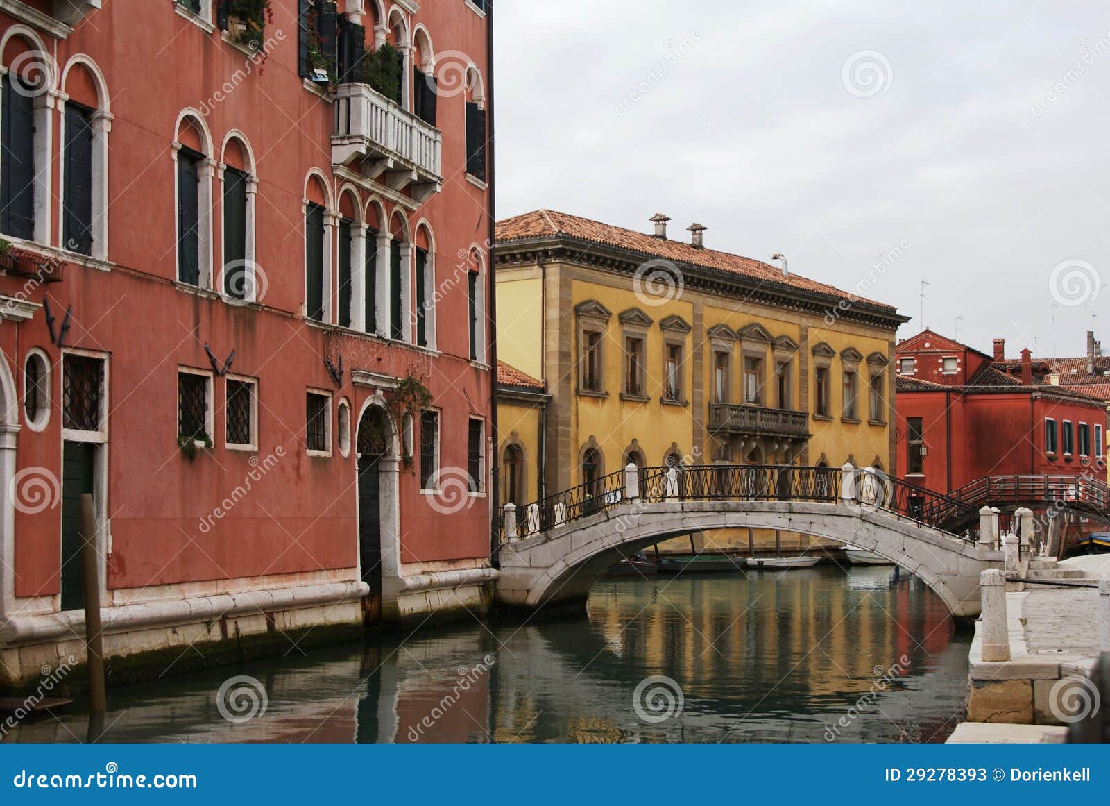 Venice Colors 1 stock image. Image of morning, calm, bridge - 29278393