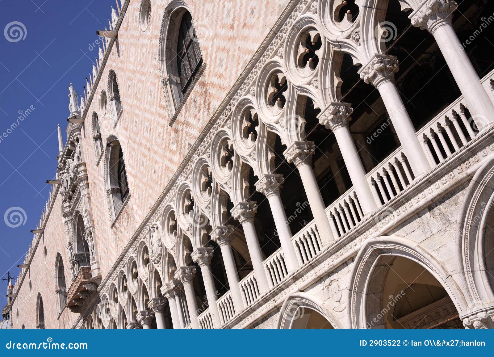 Venice, Doge Palace stock photo. Image of pink, palace - 2903522