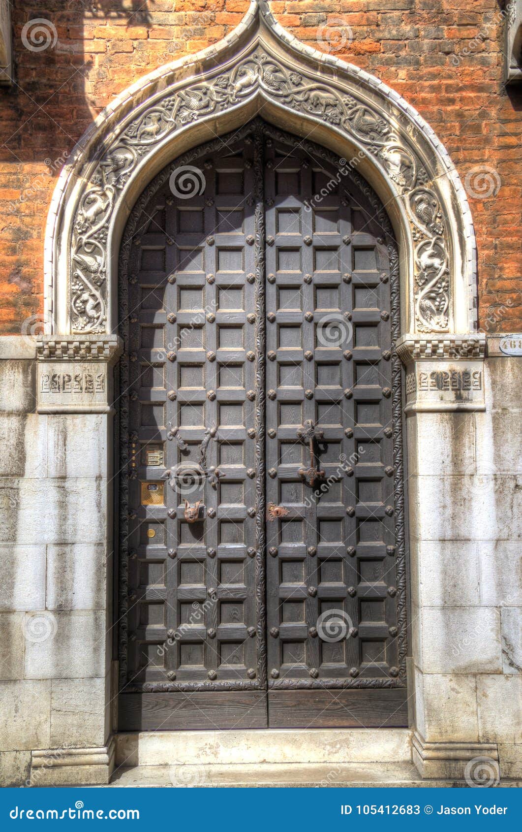 Venice Door stock image. Image of urban, entrance, italian - 105412683
