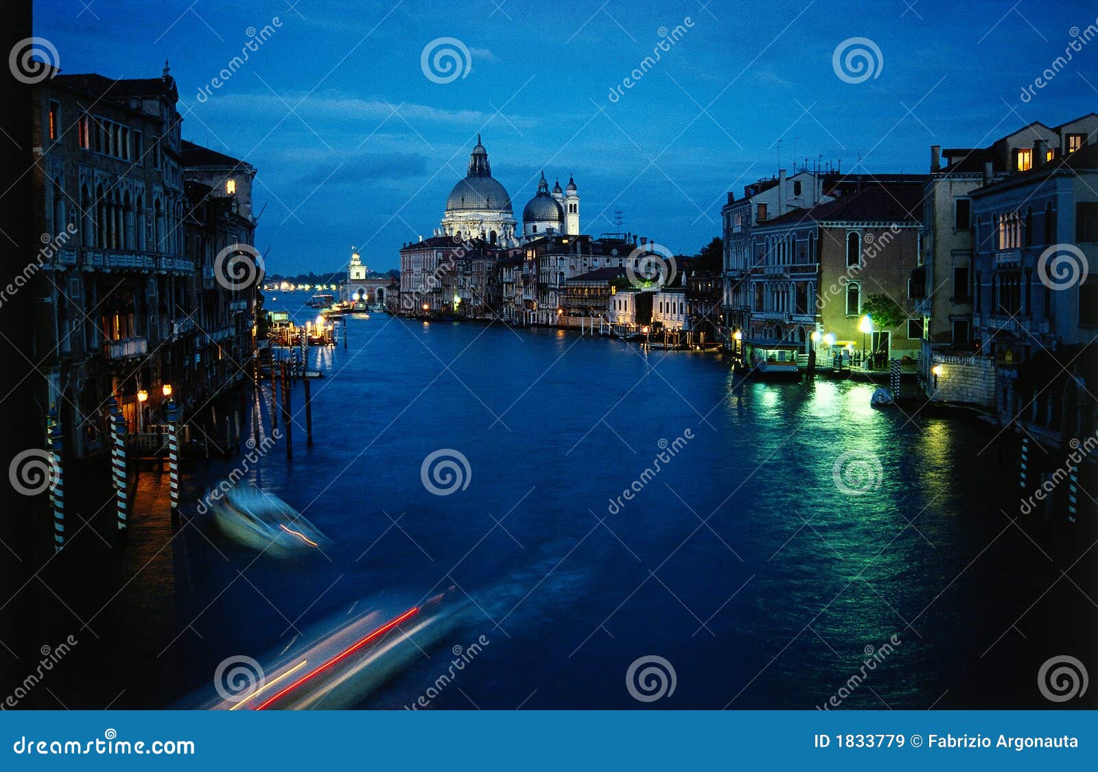 Venice at dusk stock image. Image of travel, tourist, landmark - 1833779