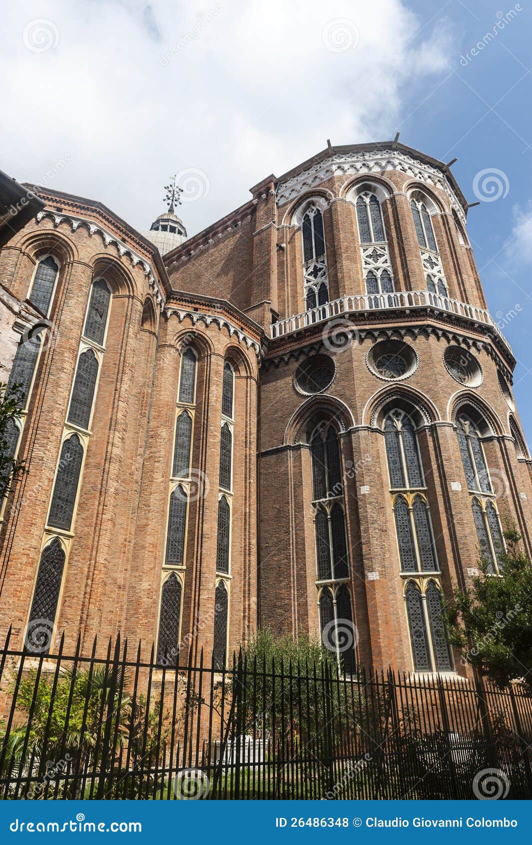 Venice, gothic church stock photo. Image of color, historic - 26486348