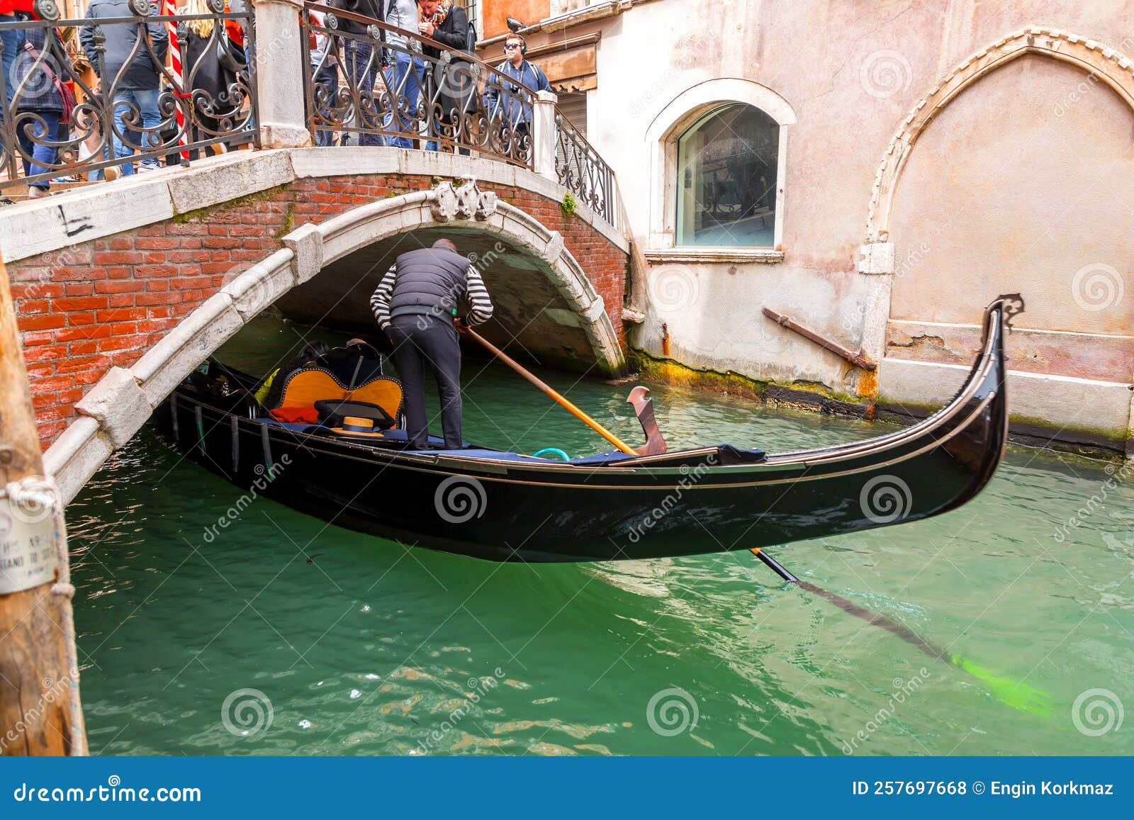Gondolas on the Ancient Canals of Venice, Italy Editorial Stock Photo ...