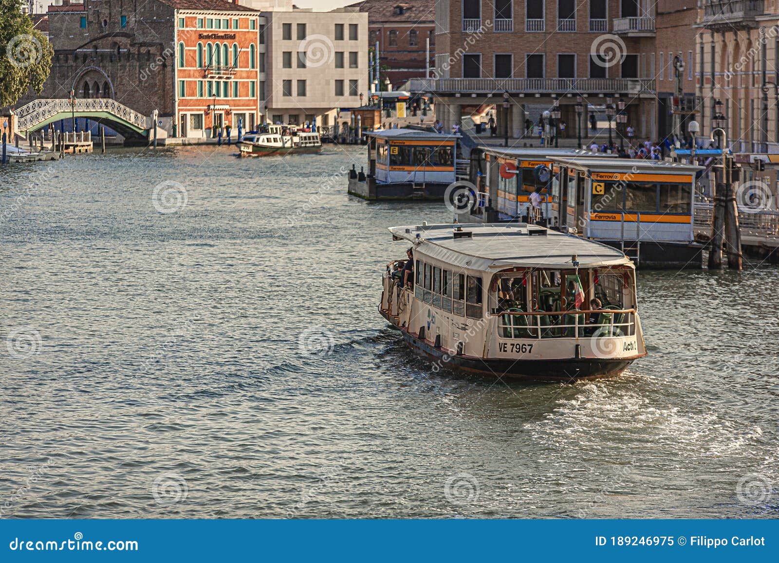 Public Transport by Ferry in Venice Editorial Image - Image of building ...