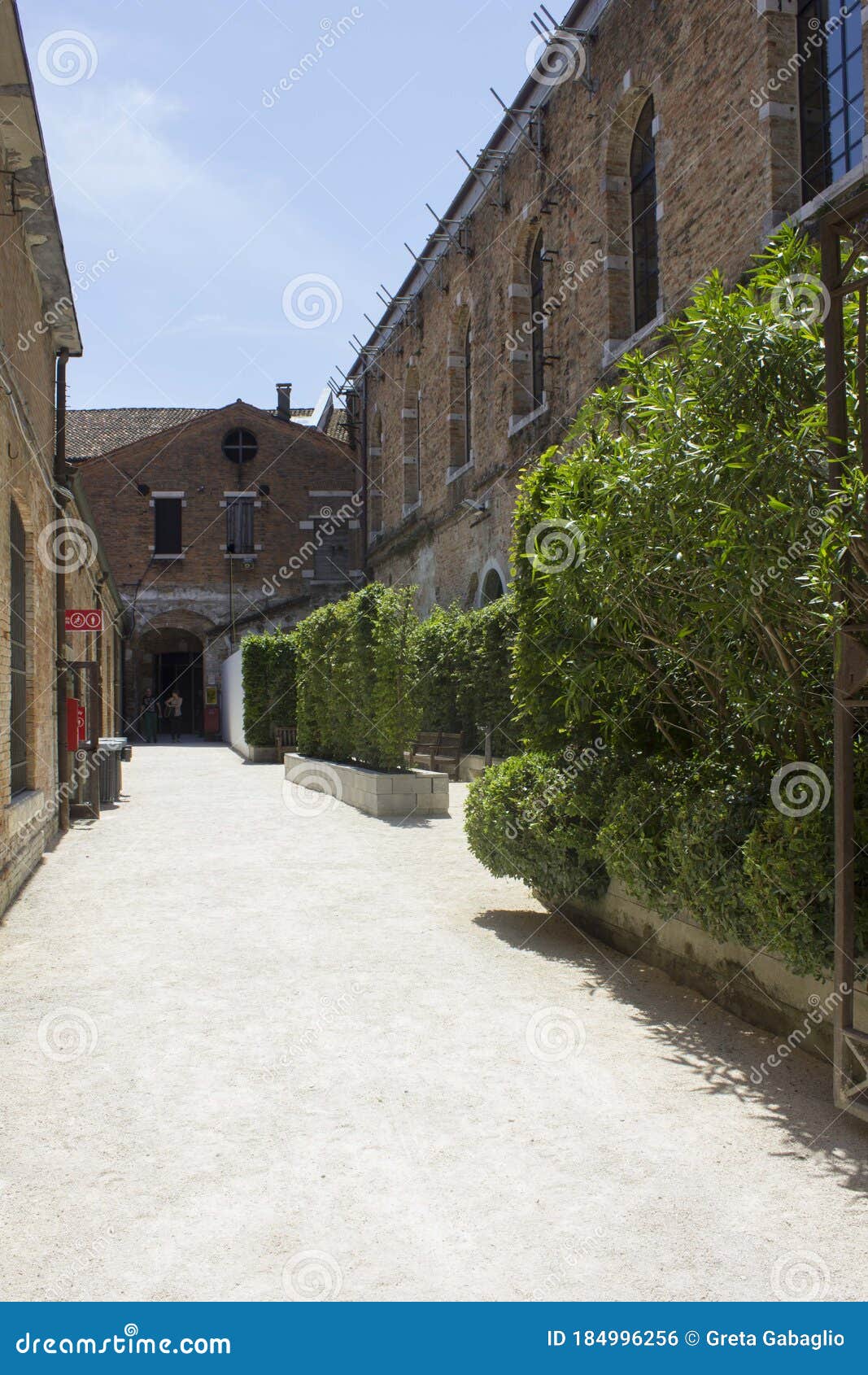 Alley Inside the Ancient Complex of Venice Arsenale Stock Photo - Image ...