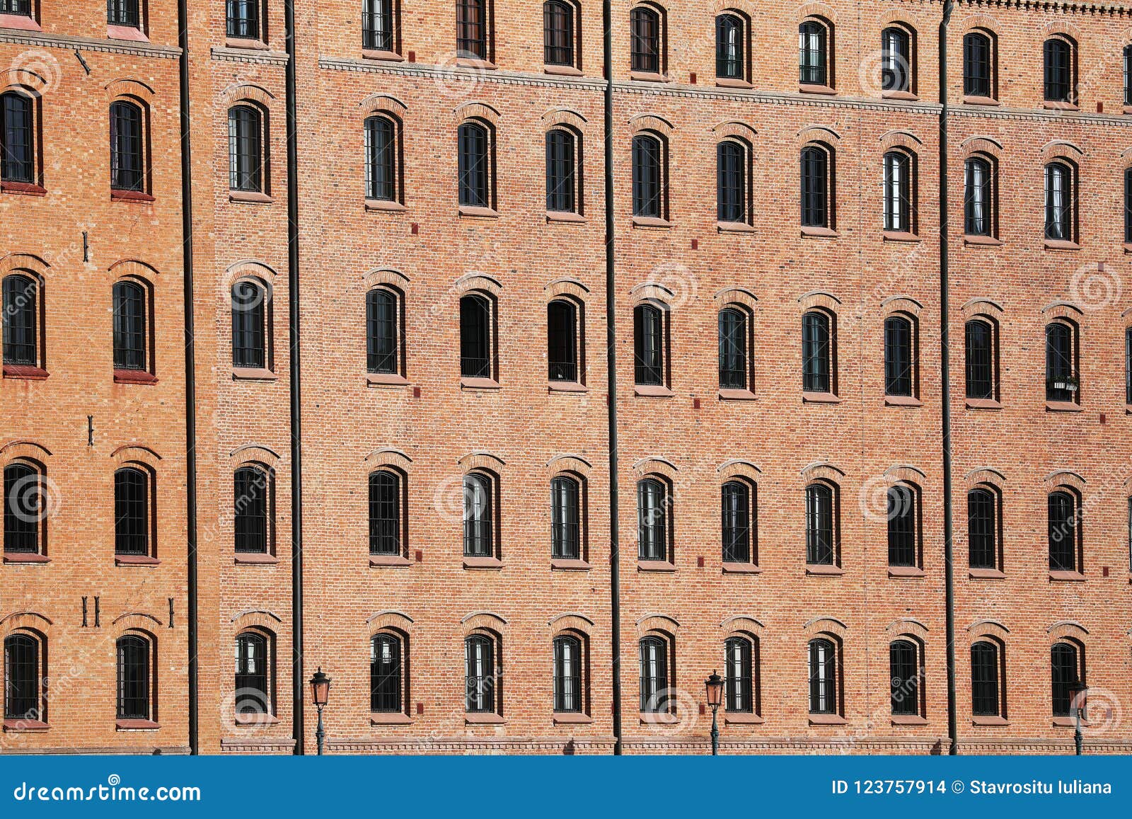 Brick Wall of Old Building in Venice, Italy Editorial Stock Image ...