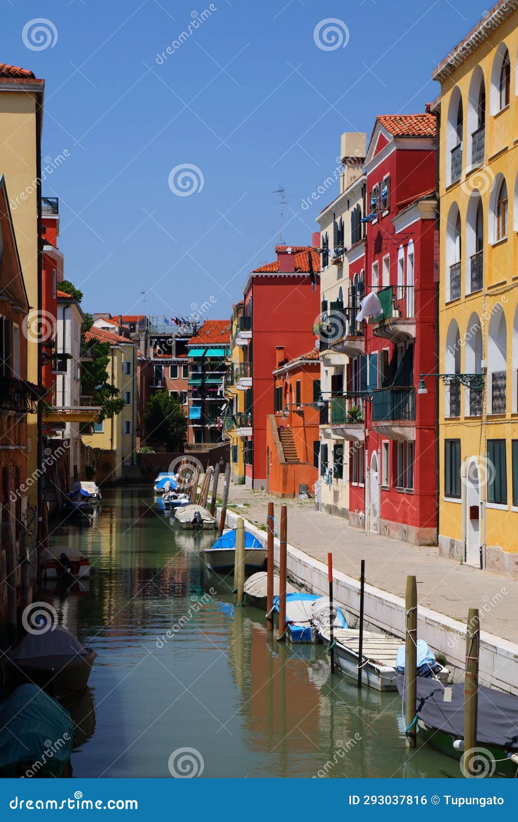 Venice, Italy - Rio Del Battello Stock Photo - Image of place, tourist ...
