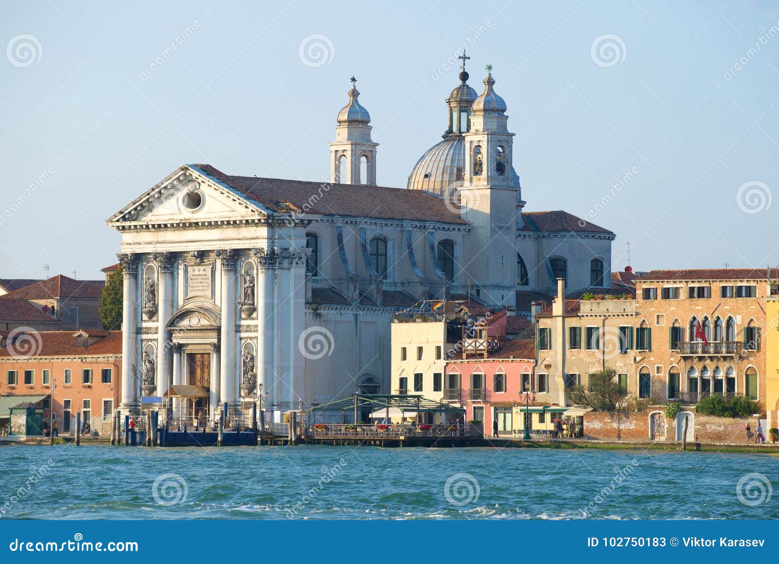 The Church of Il Redentore on the Giudecca Island on a September ... The Church of Il Redentore on the Giudecca Island on a September ...