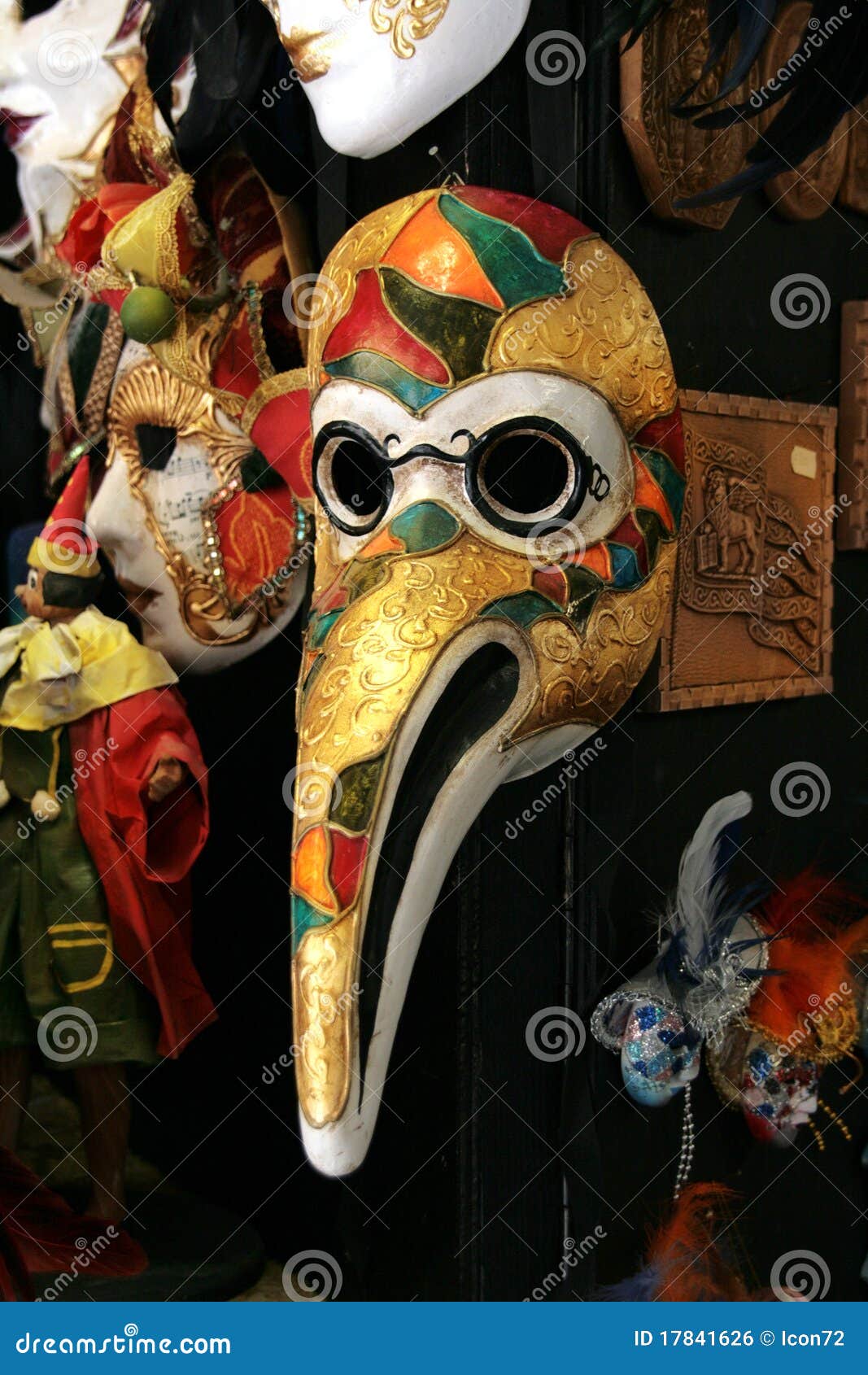 Traditional Carnival Masks Stock Photography | CartoonDealer.com #8527976