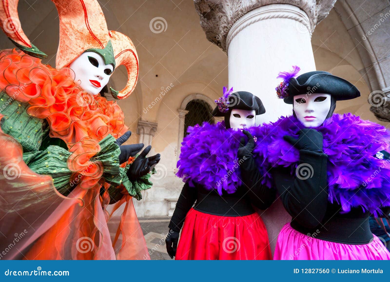 Venice masks, Carnival. stock photo. Image of golden - 12827560
