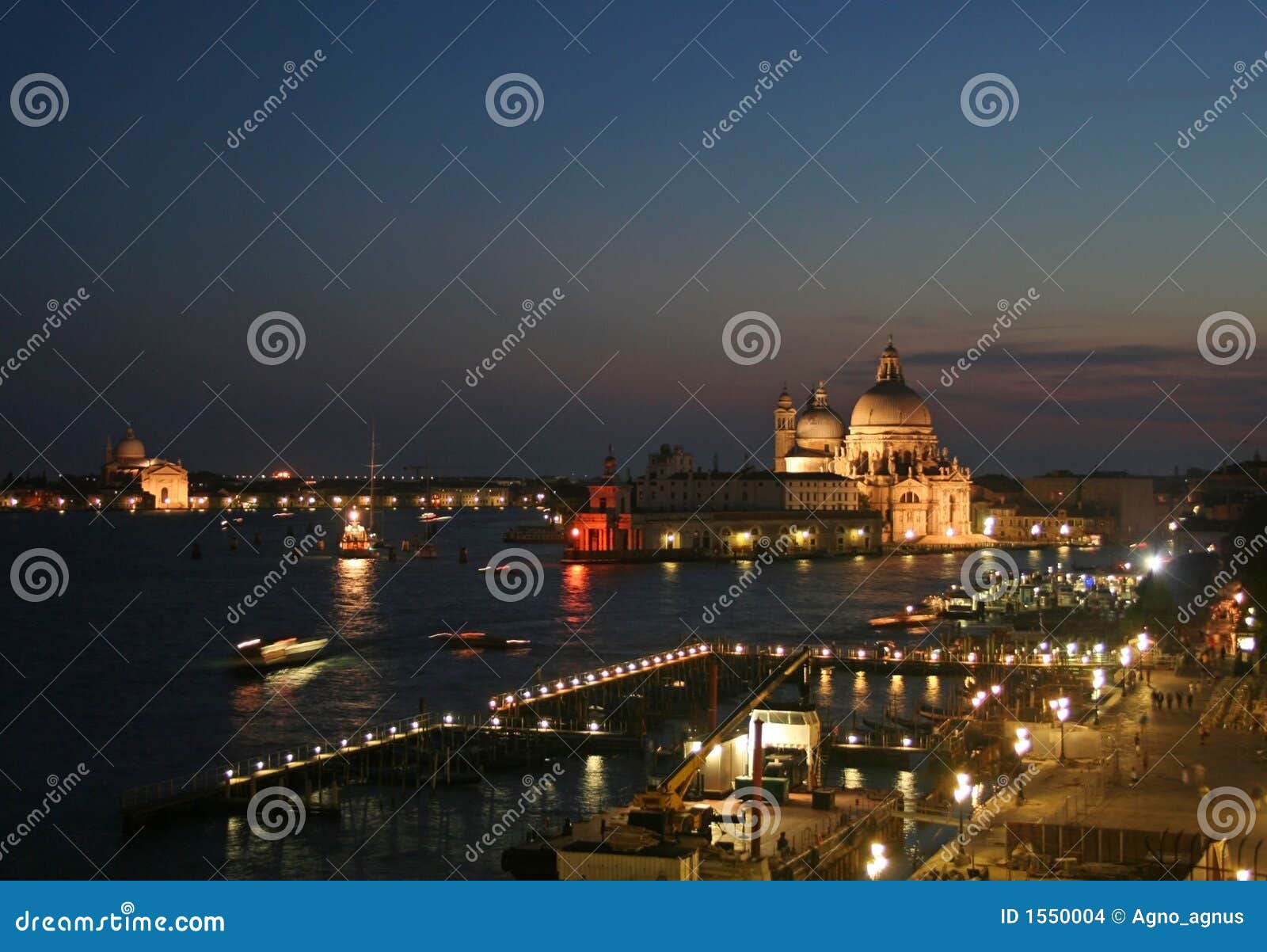 Venice at night stock photo. Image of italia, night, romantic - 1550004