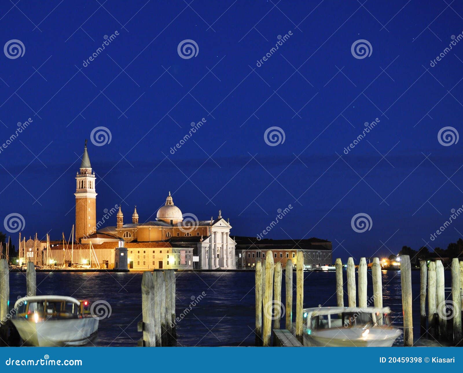 Venice Nights stock photo. Image of island, night, giorgio - 20459398
