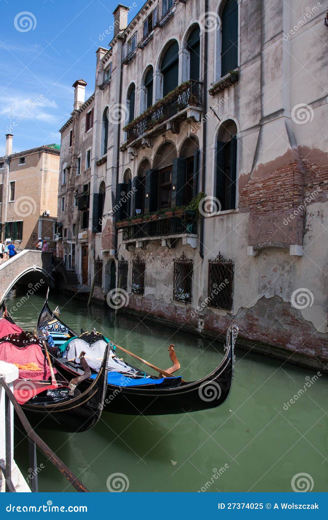 Venice old town in Italy stock image. Image of attractive - 27374025