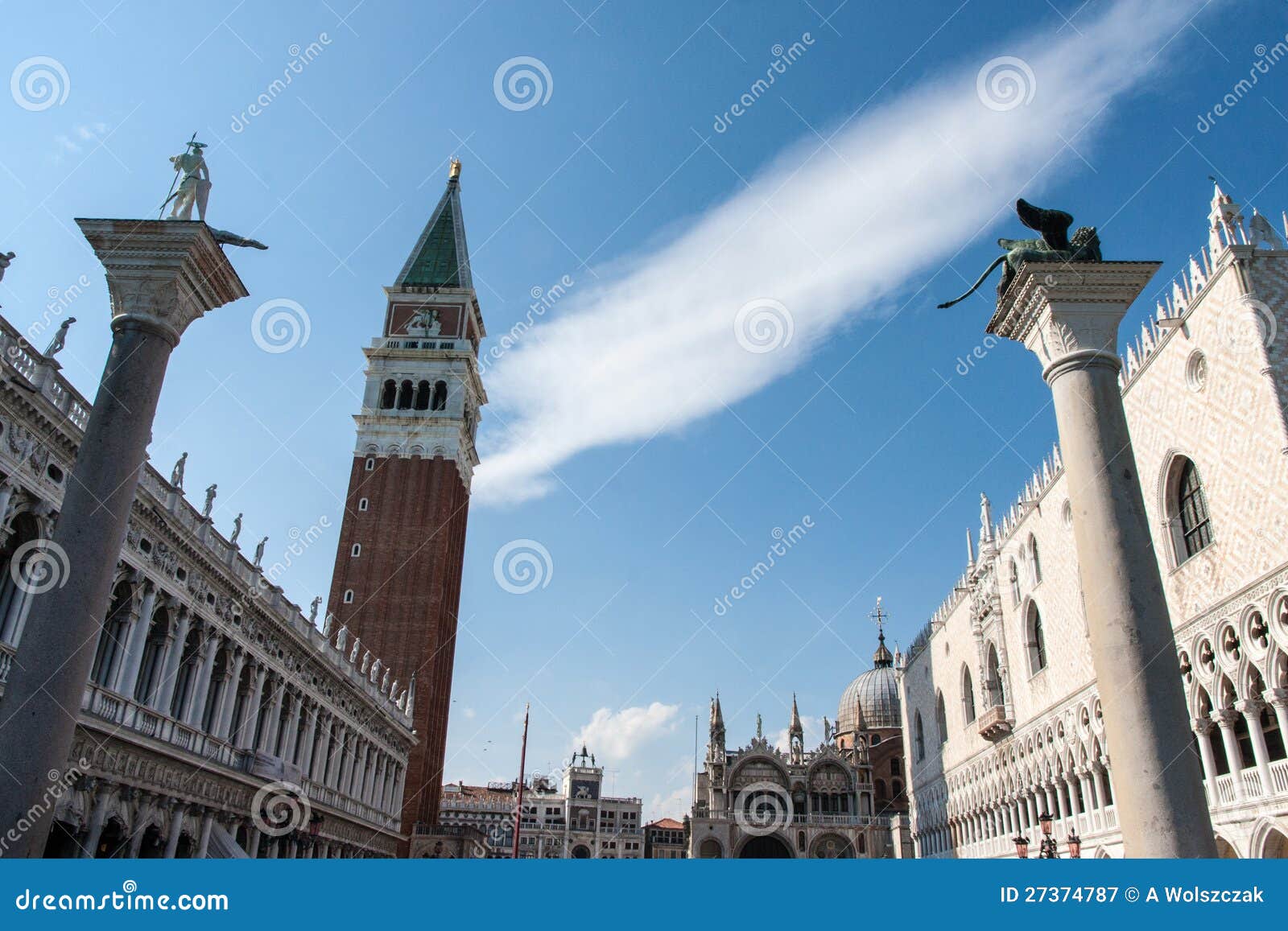Venice old town in Italy stock image. Image of architectural - 27374787
