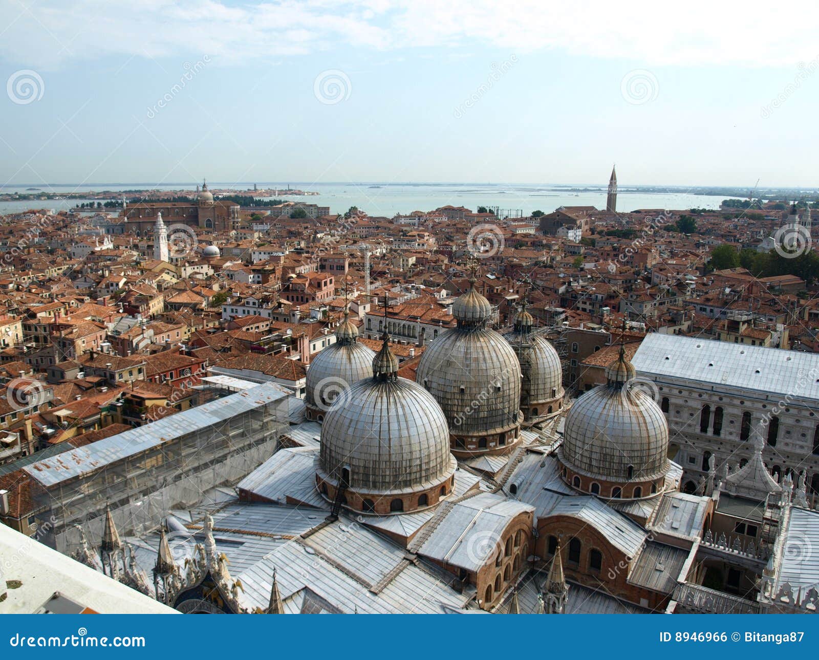 Venice Panorama from the Tower Stock Photo - Image of town, city: 8946966
