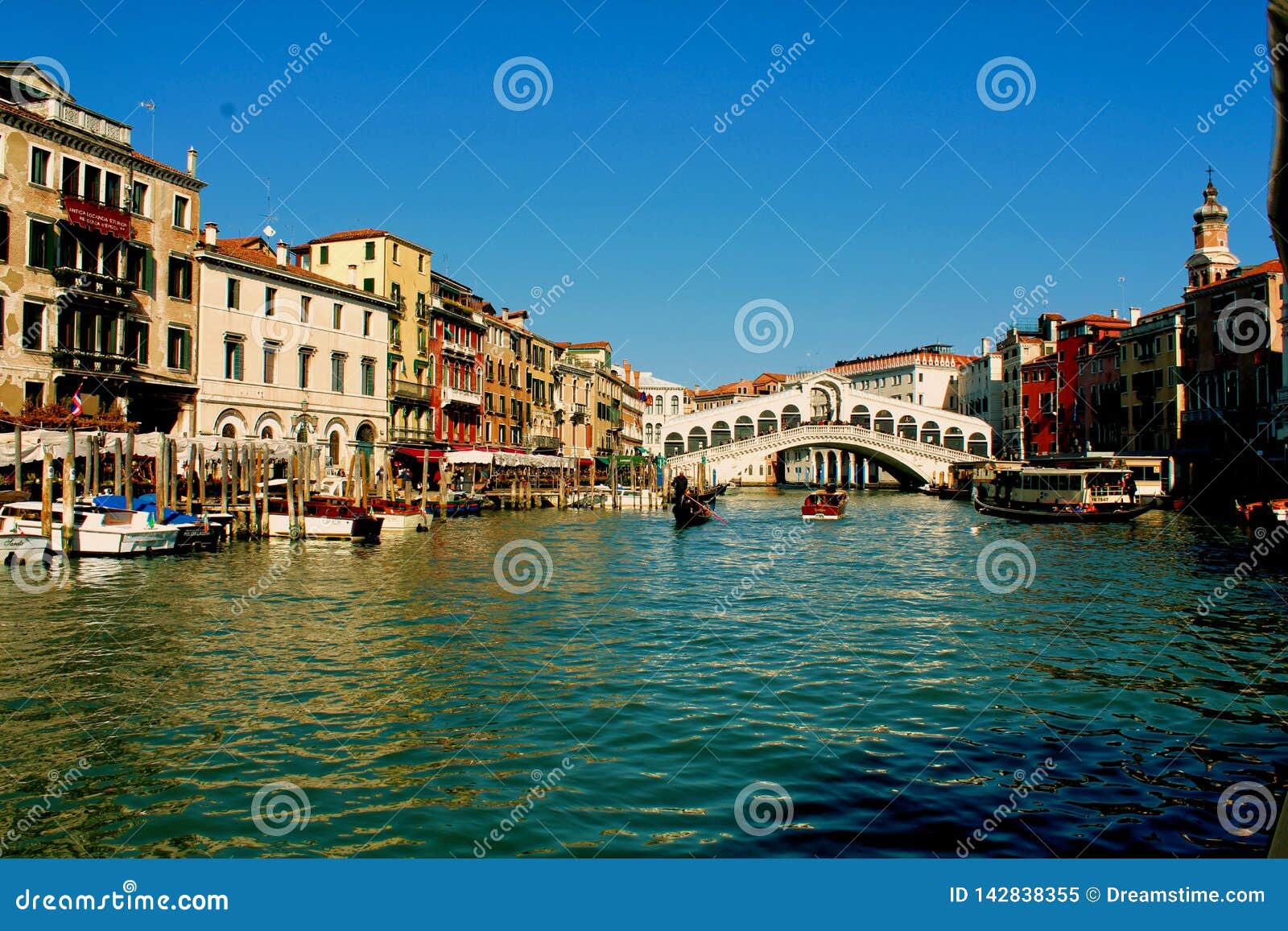 Venice Ponte Rialto stock image. Image of world, venice - 142838355