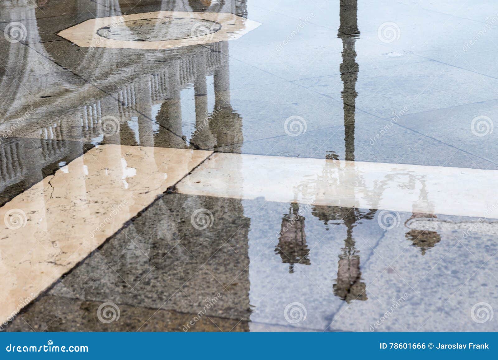 Venice Reflections stock photo. Image of attraction, europe - 78601666