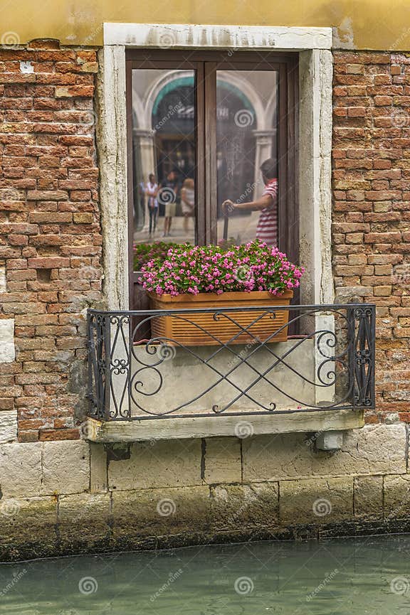 Venice Reflections editorial stock photo. Image of venice - 67685193