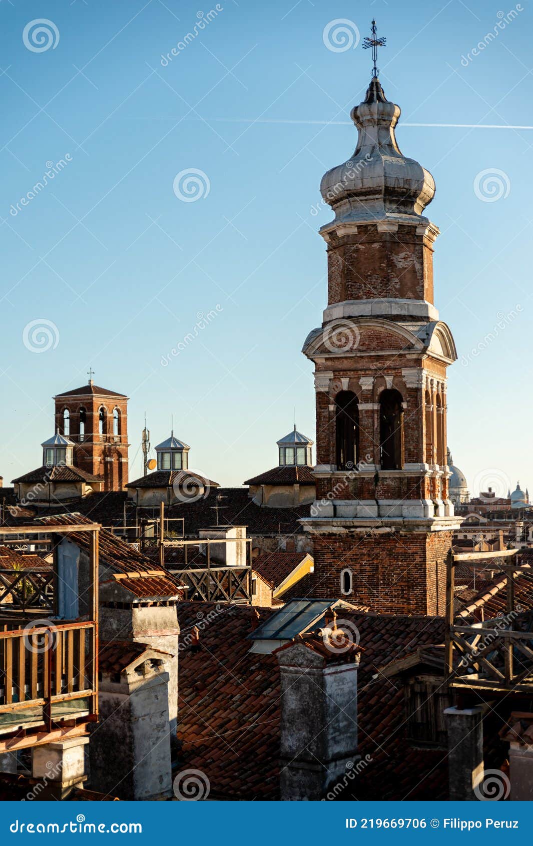 Venice rooftops, Italy stock photo. Image of venice - 219669706