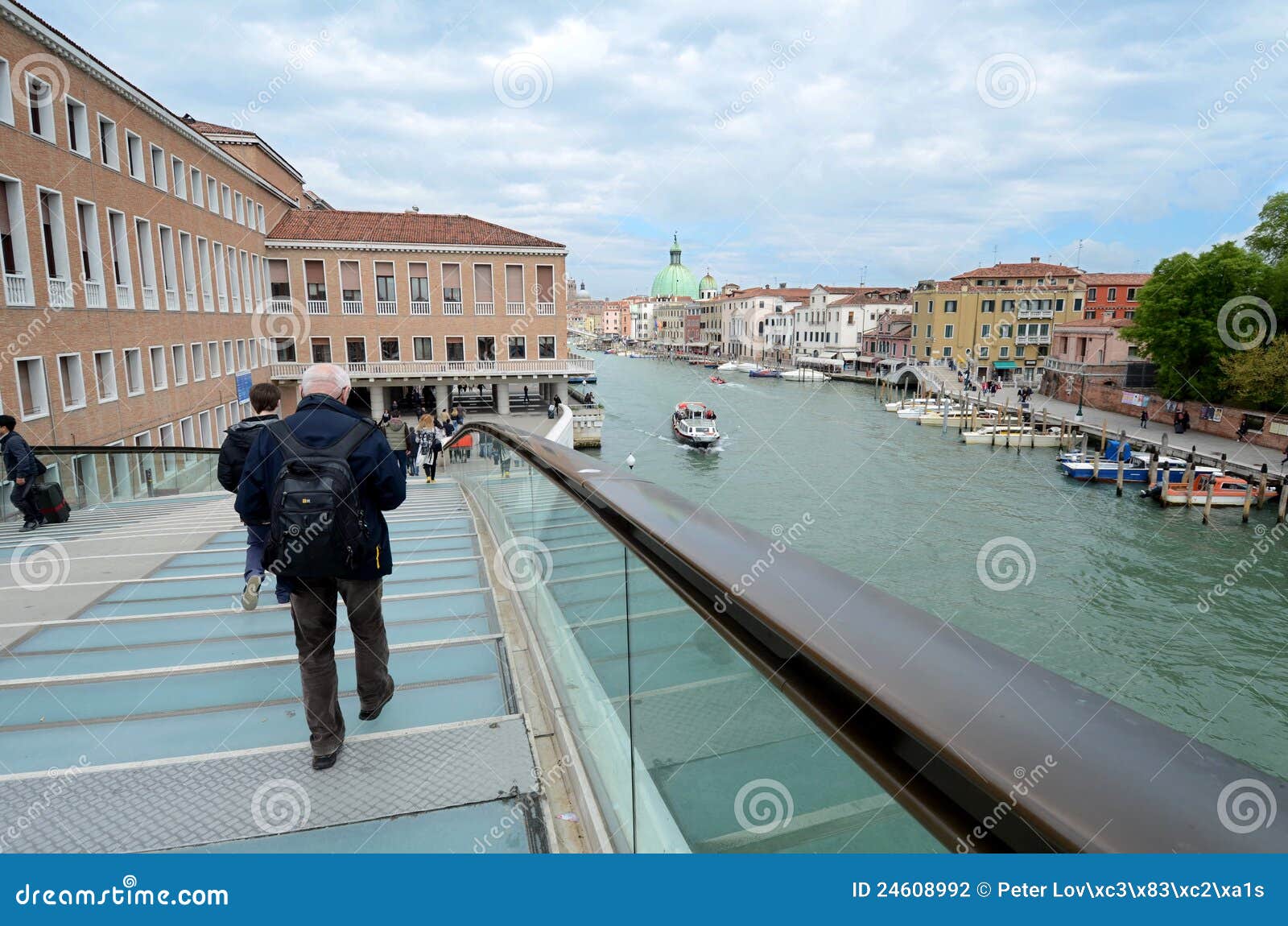 Venice S New Constitution Bridge Editorial Photography - Image of ...