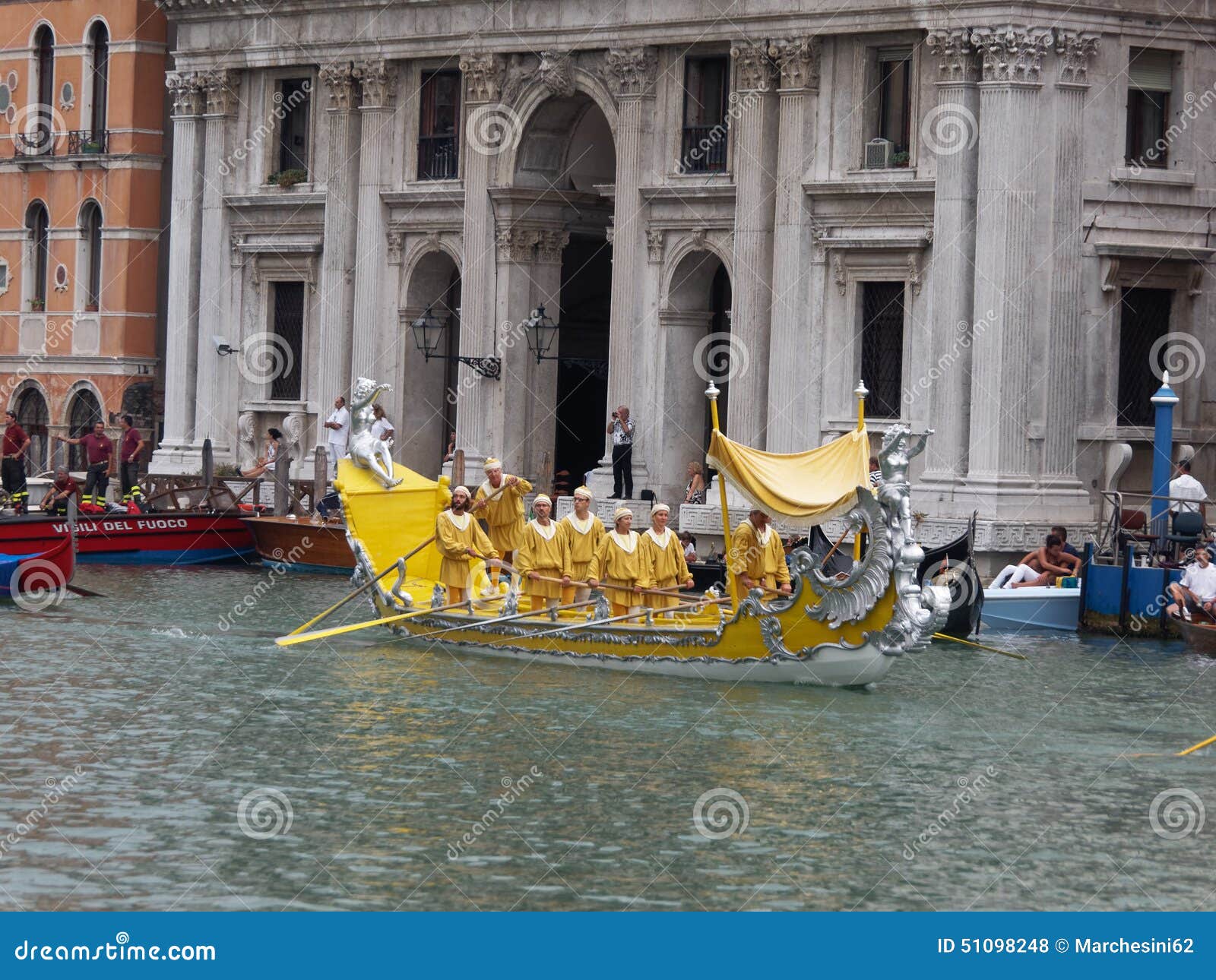 VENICE - SEPTEMBER 4: Parade of Historic Boats Held September Editorial ...