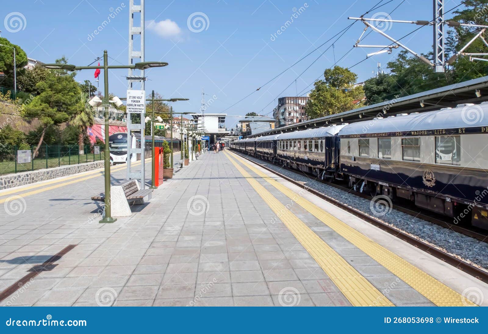 Venice Simplon Orient Express Train on the Railway Editorial Stock ...