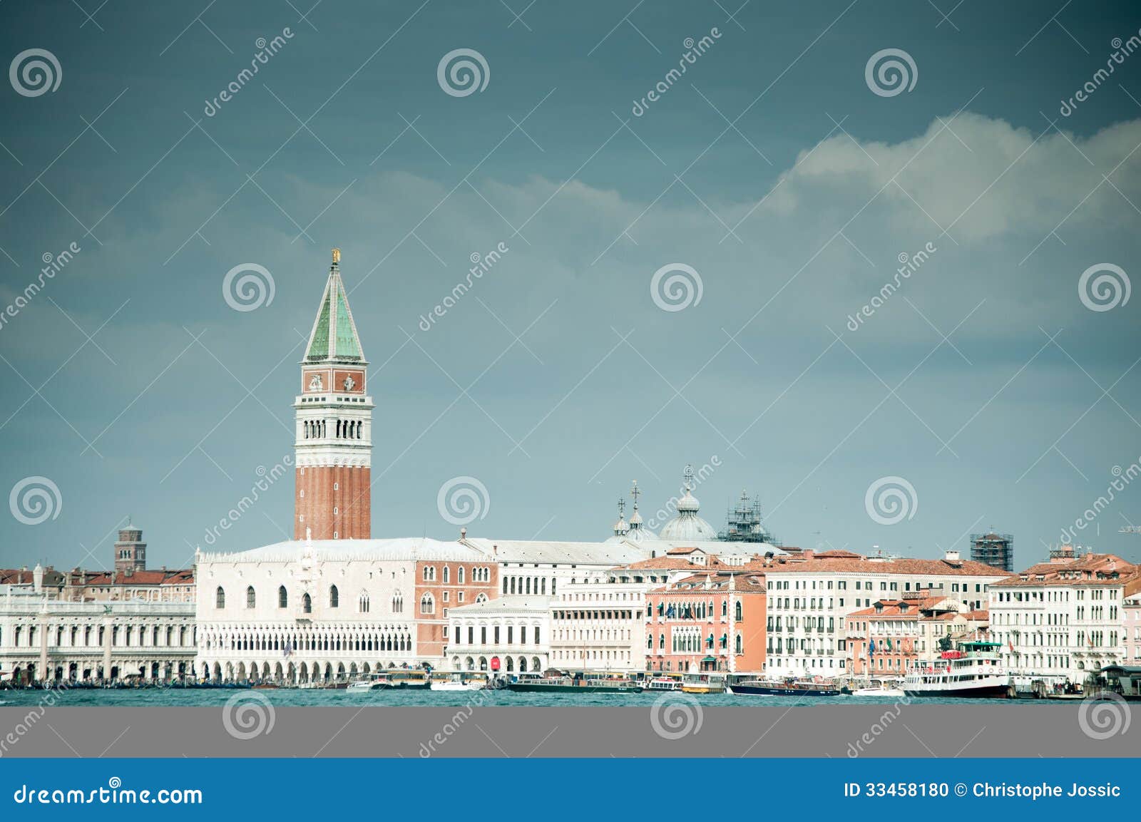 Venice with St Mark Campanile Editorial Image - Image of landscape ...