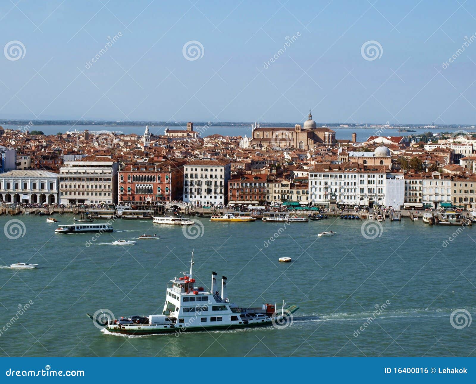 Venice. Top view. stock photo. Image of buildings, boat - 16400016