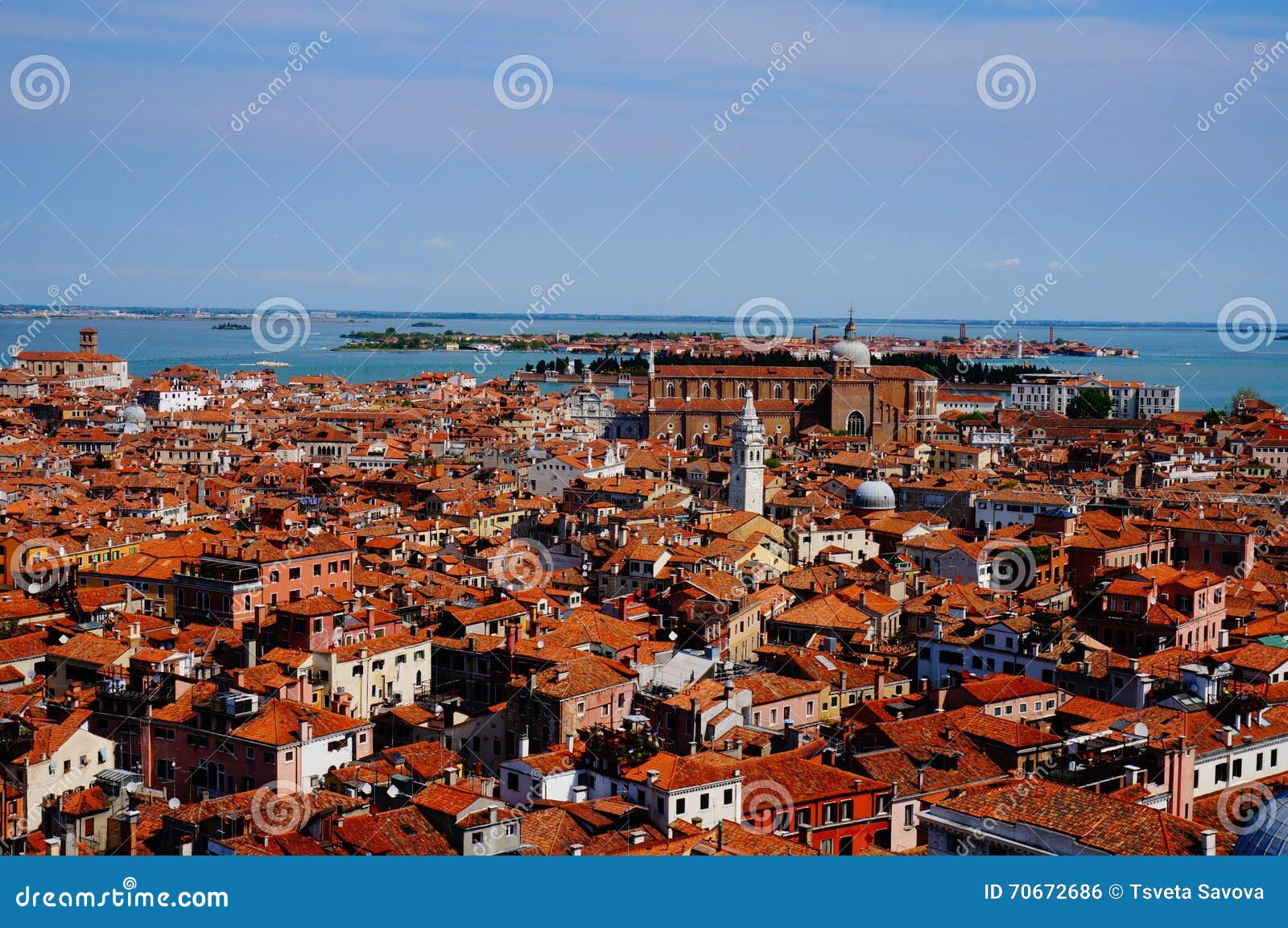 Venice view from above stock photo. Image of coast, spirit - 70672686