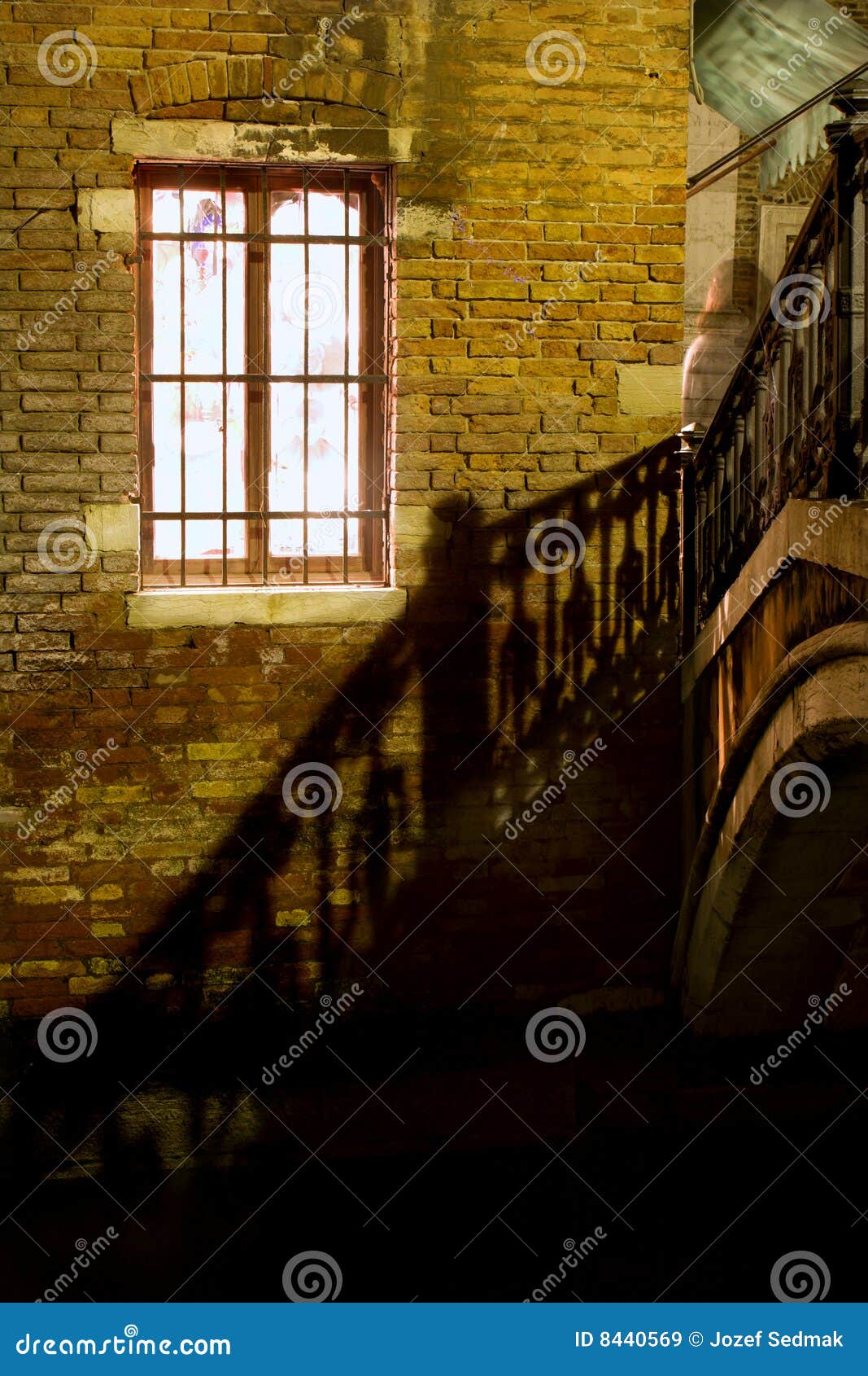 Venice - window in night stock image. Image of venice - 8440569