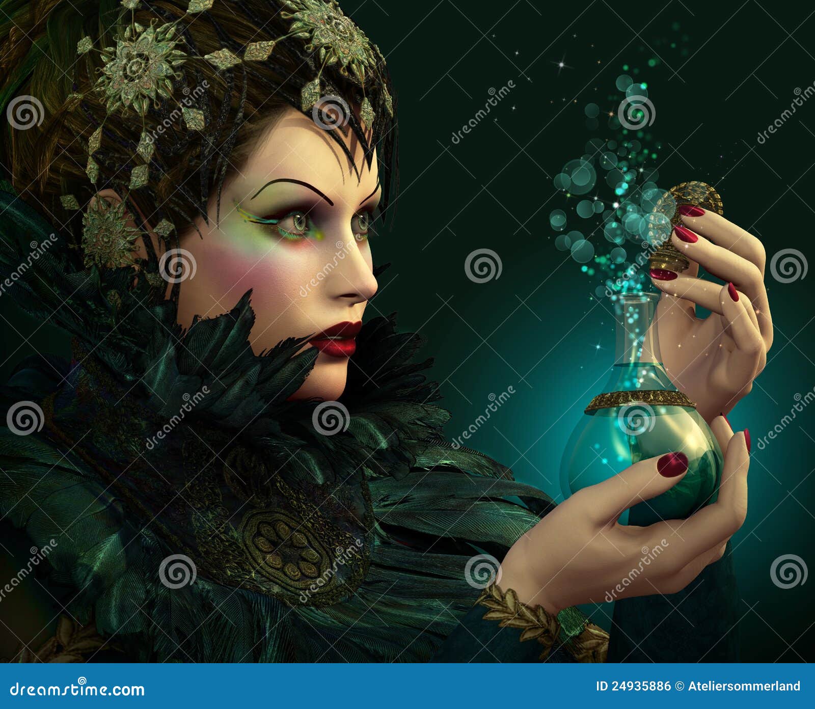 Venin illustration stock. Illustration du magie, mode - 24935886