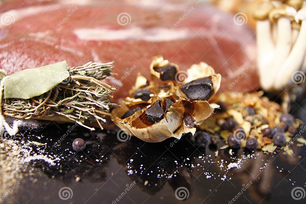 Venison Ragout Beef with Ingredients for a Successful Meal Stock Photo ... Venison Ragout Beef with Ingredients for a Successful Meal Stock Photo ...
