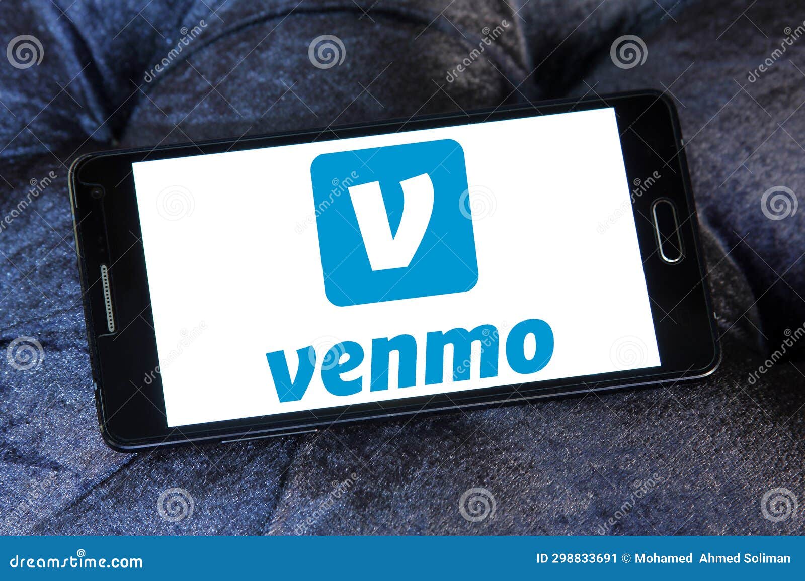 Venmo payments logo editorial photo. Image of payment - 298833691