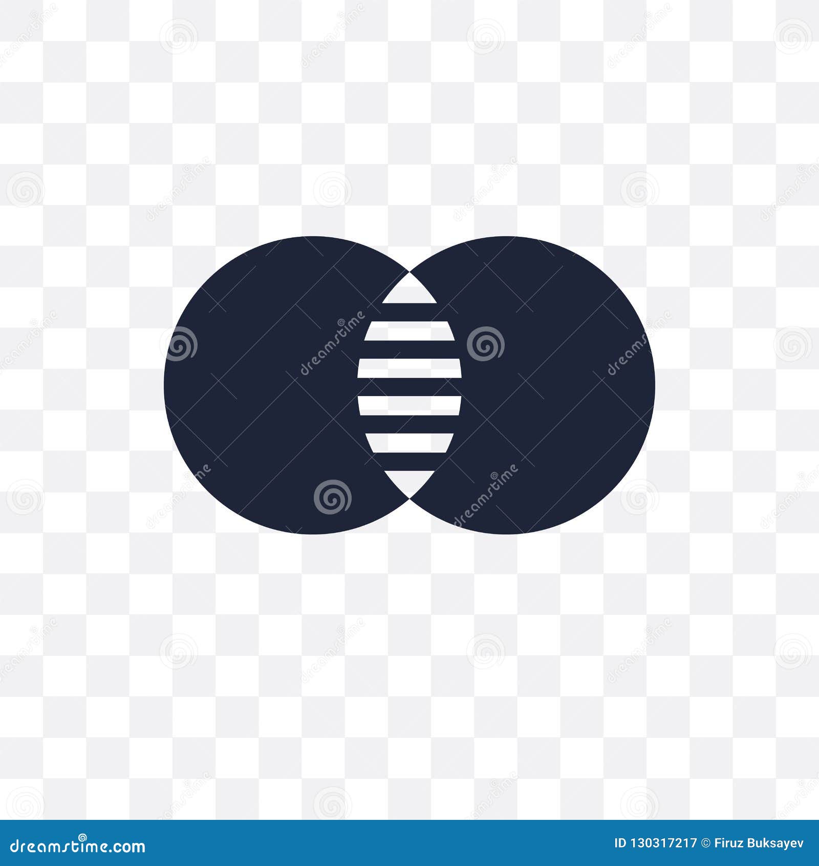 Venn Diagram Transparent Icon. Venn Diagram Symbol Design From A ...