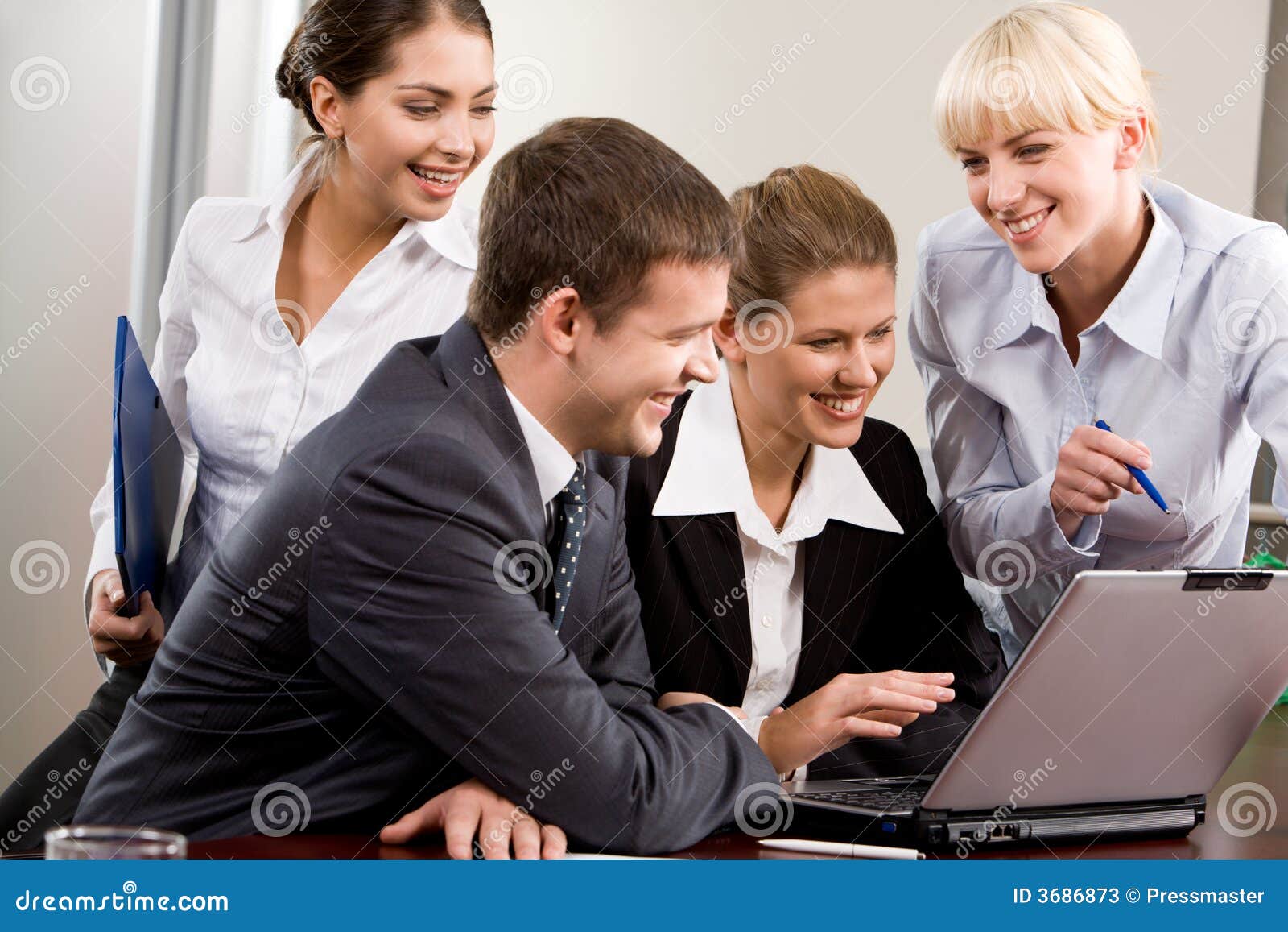 Vennootschap stock afbeelding. Image of zakenman, vergadering - 3686873