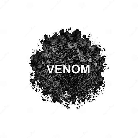 Venom Abstract Isolated on White Background Stock Illustration ...