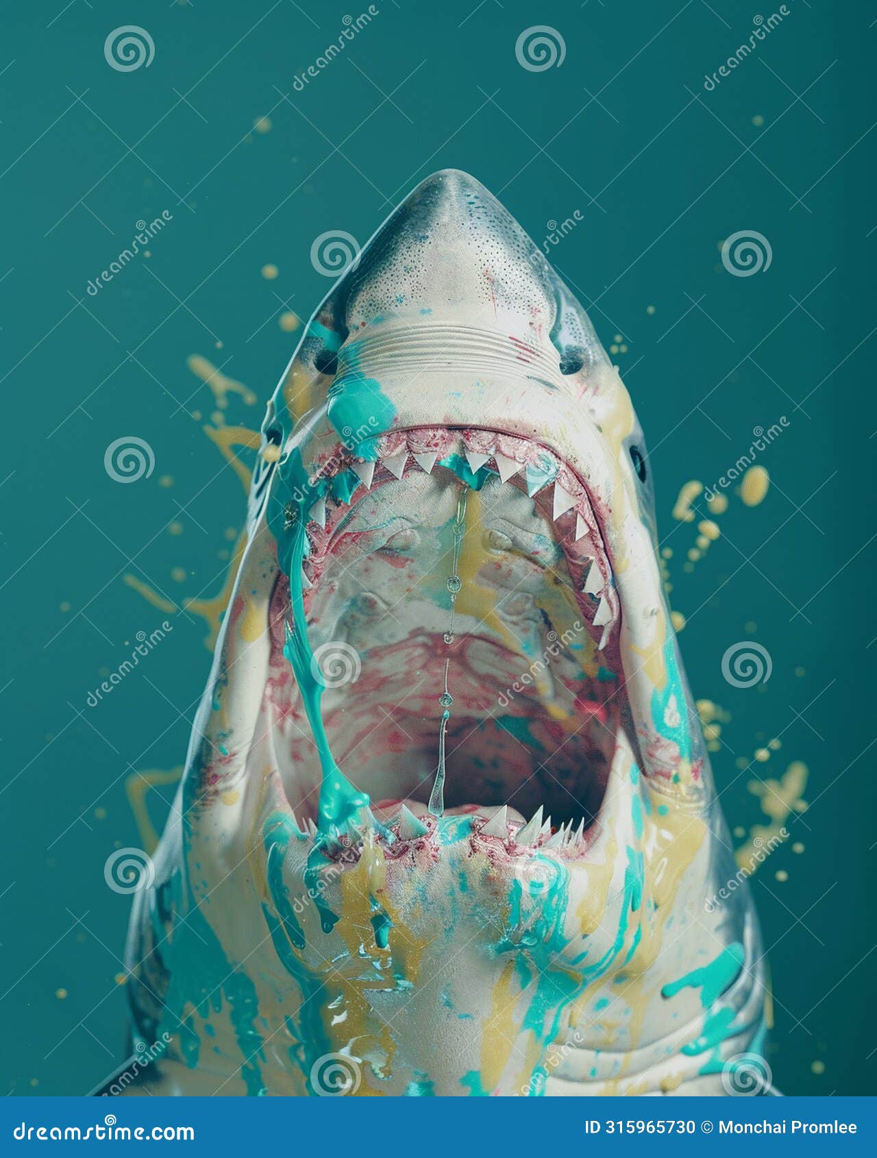 The Venom Dripping from a Shark S Fangs, Intense and Dramatic Lighting ...