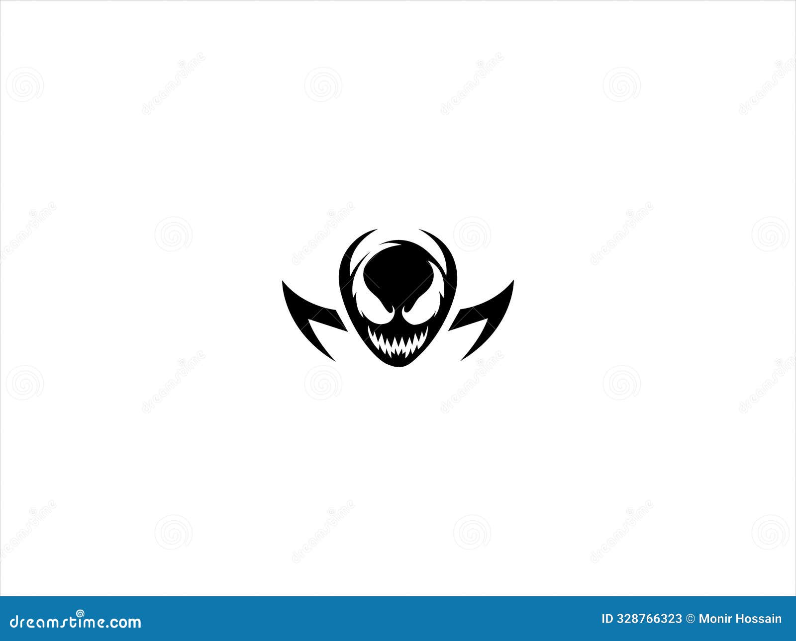 Venom Logo Design Cartoon Vector | CartoonDealer.com #328768161