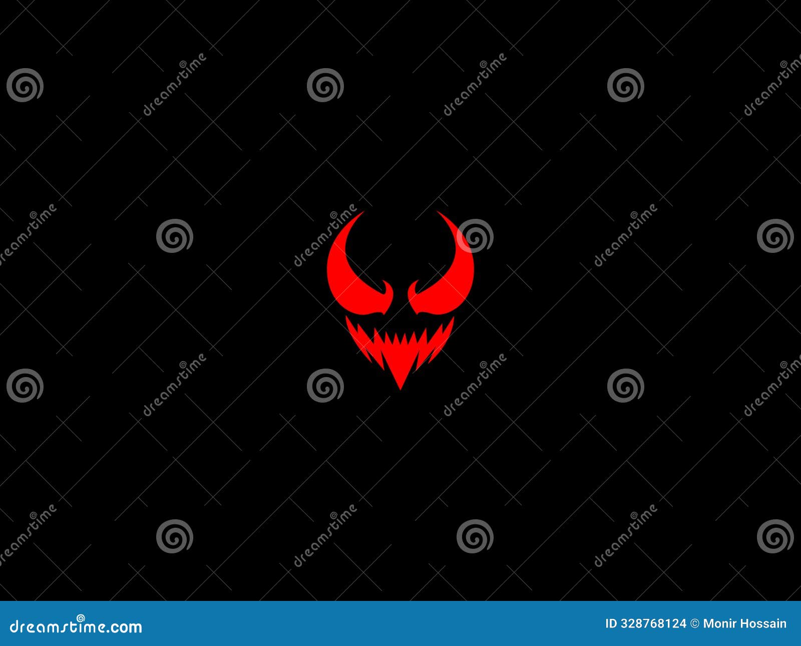 Venom Logo Design Cartoon Vector | CartoonDealer.com #328768115
