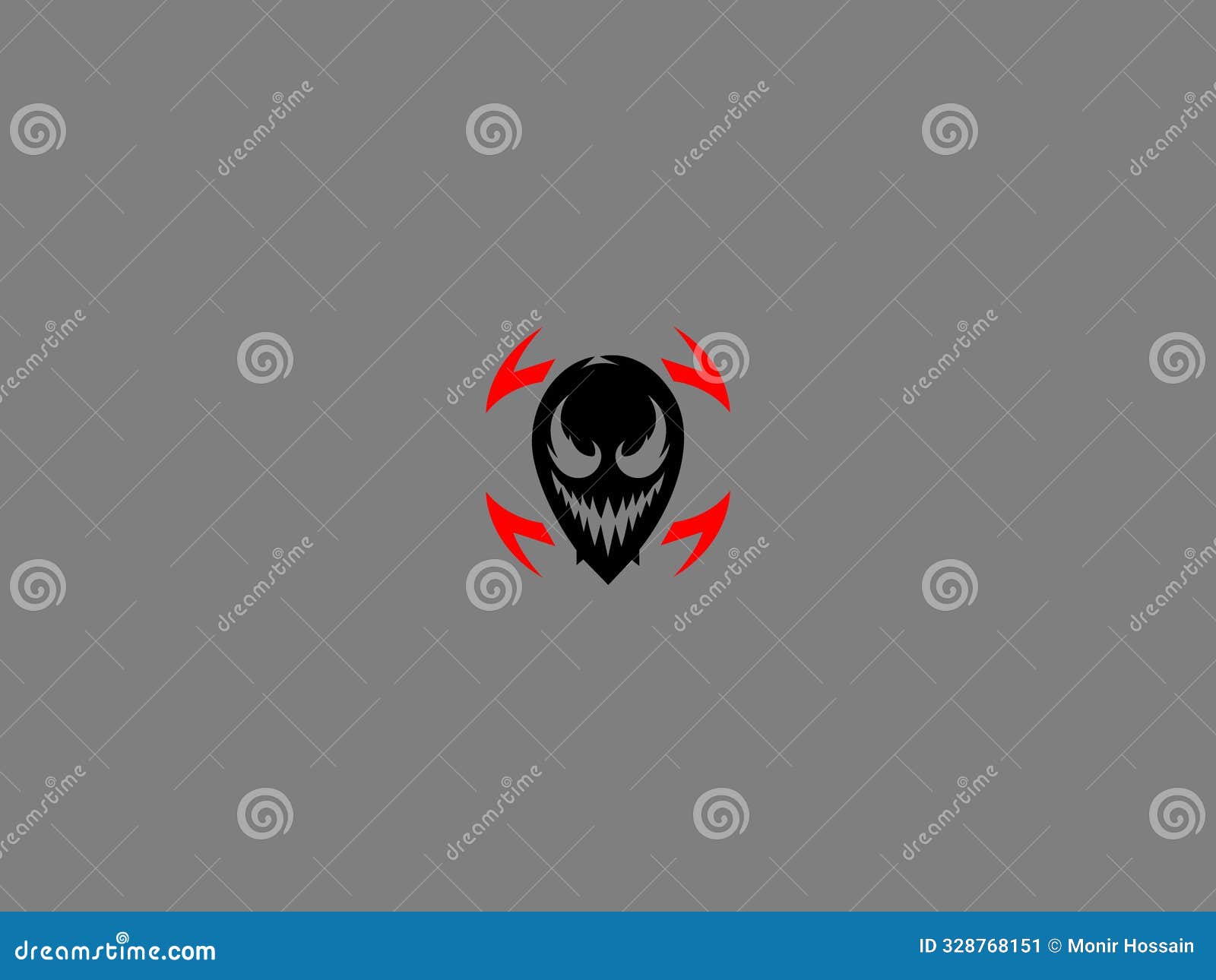 Venom logo design stock vector. Illustration of screenshot - 328768151