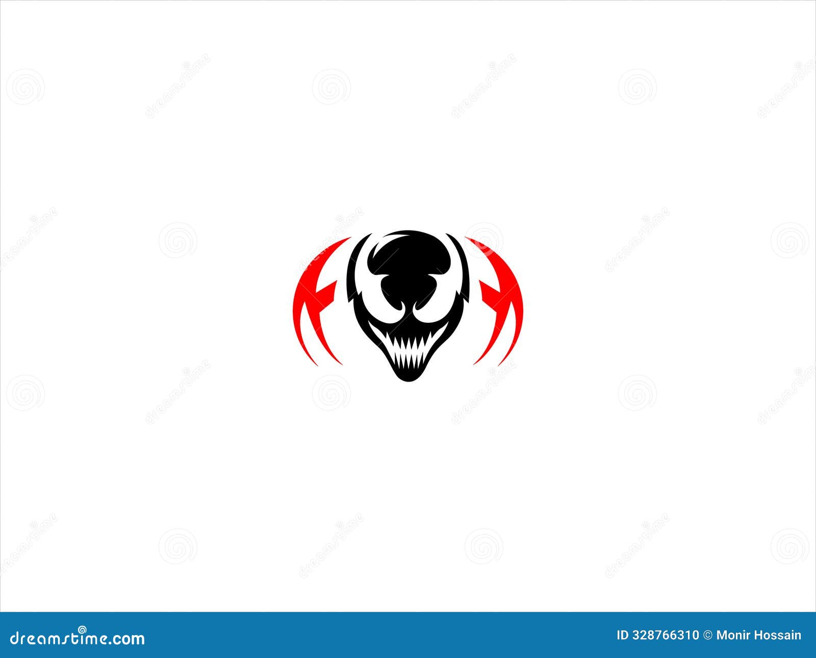 Venom logo design stock vector. Illustration of presentation - 328766310