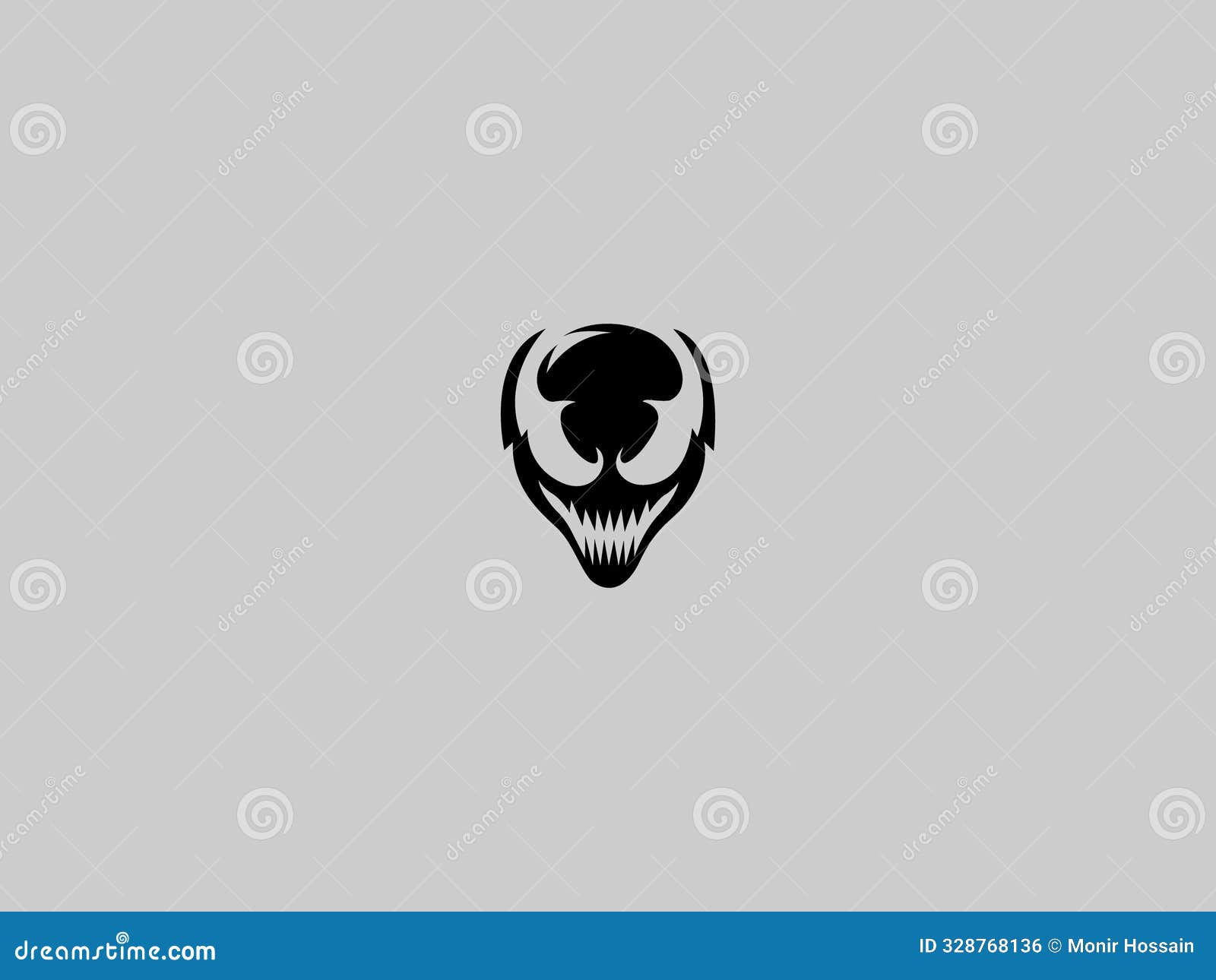 Venom Logo Design Vector Illustration | CartoonDealer.com #328768136