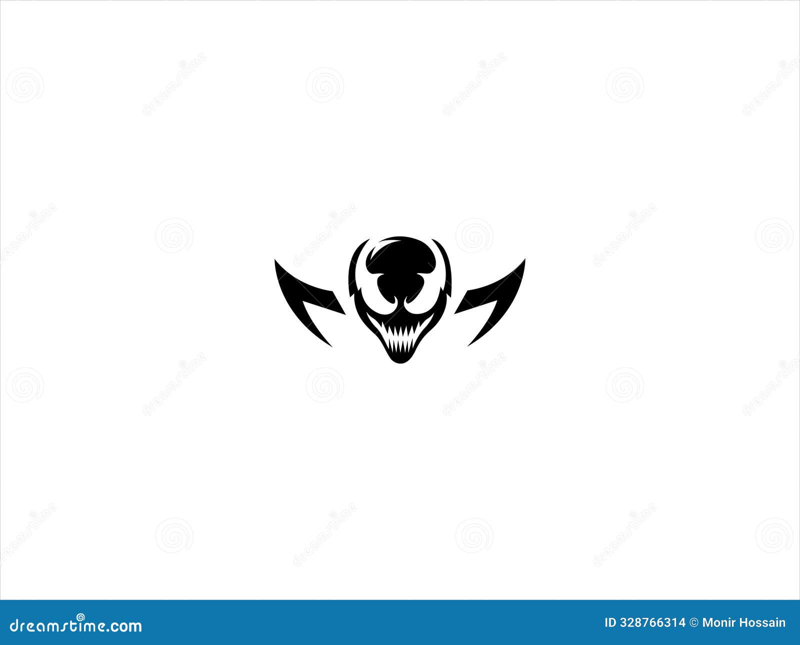 Venom Logo Design Cartoon Vector | CartoonDealer.com #328768161
