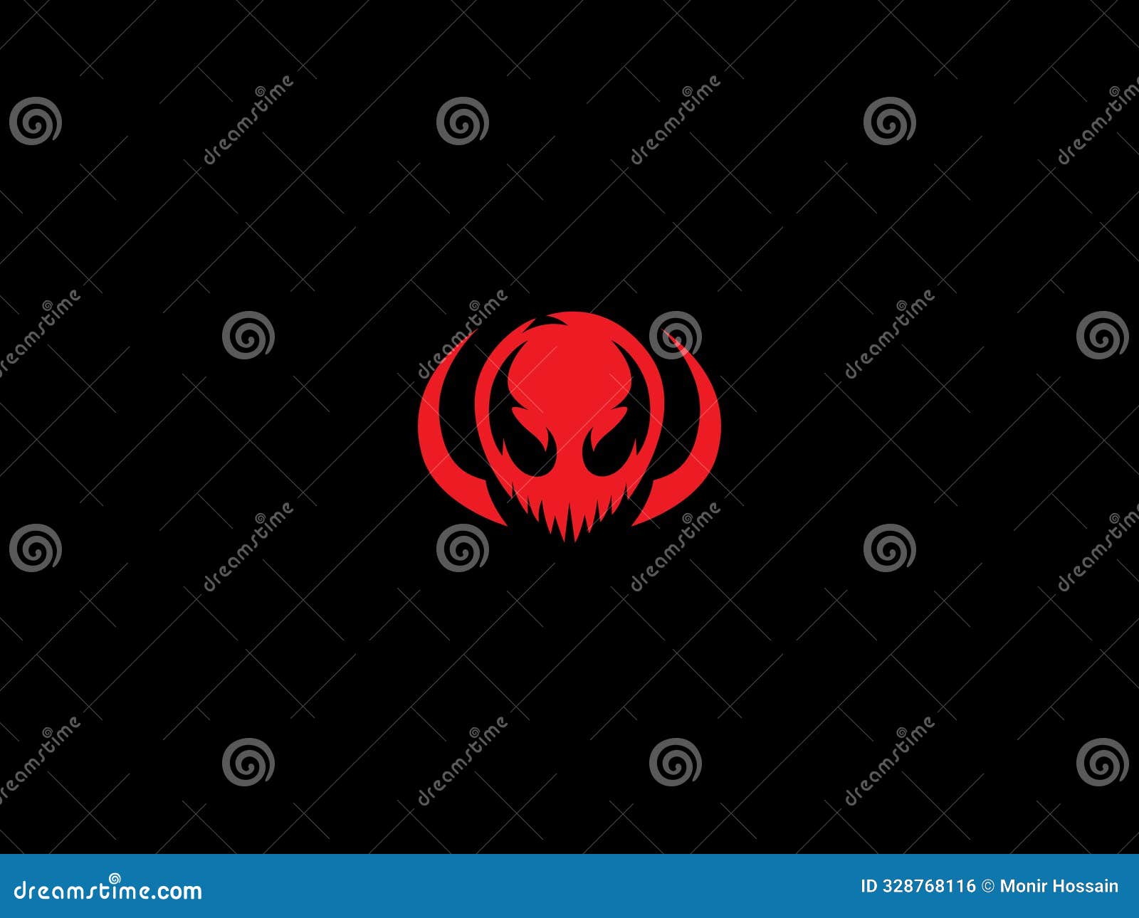 Venom logo design stock vector. Illustration of character - 328768116