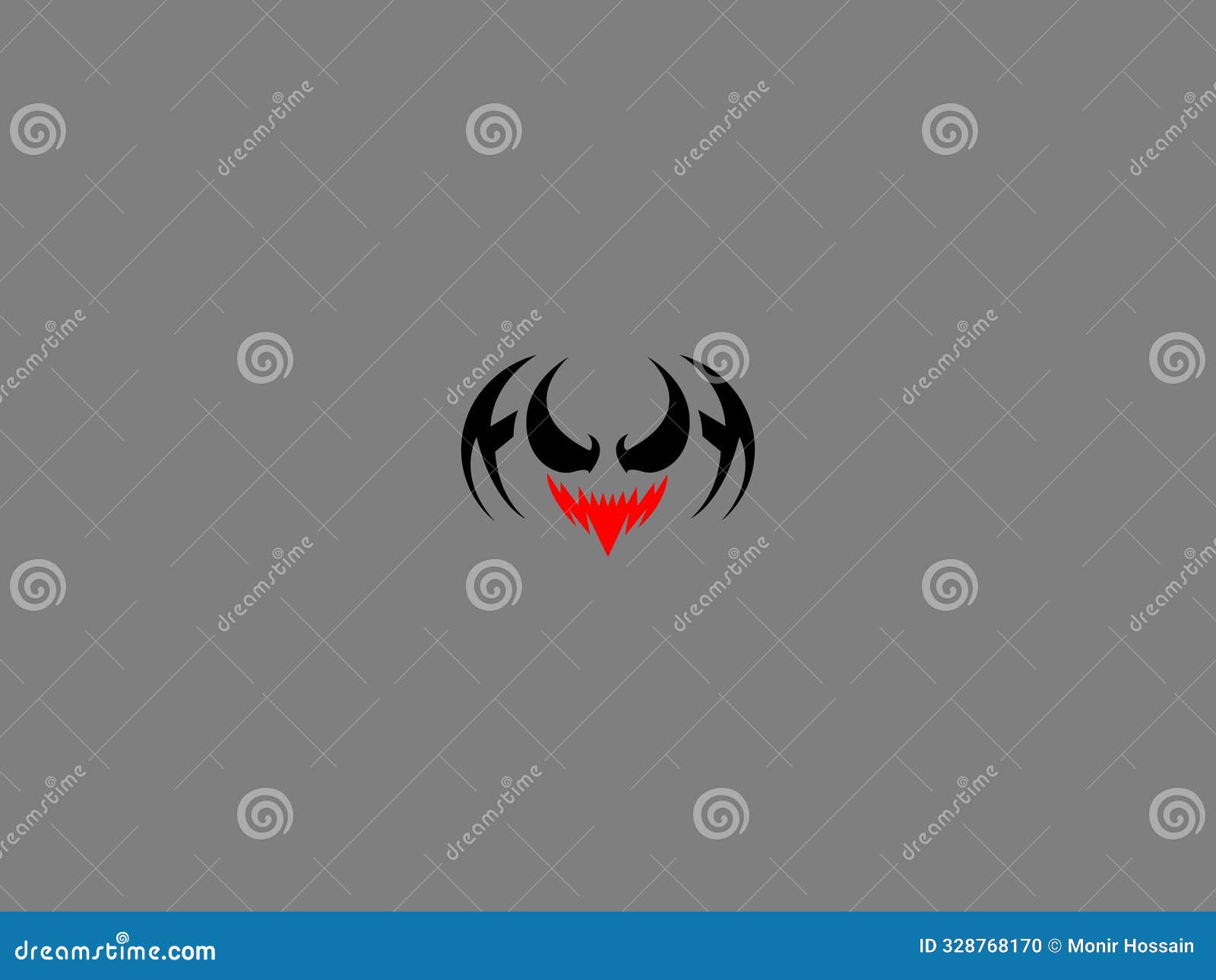 Venom logo design stock vector. Illustration of font - 328768170