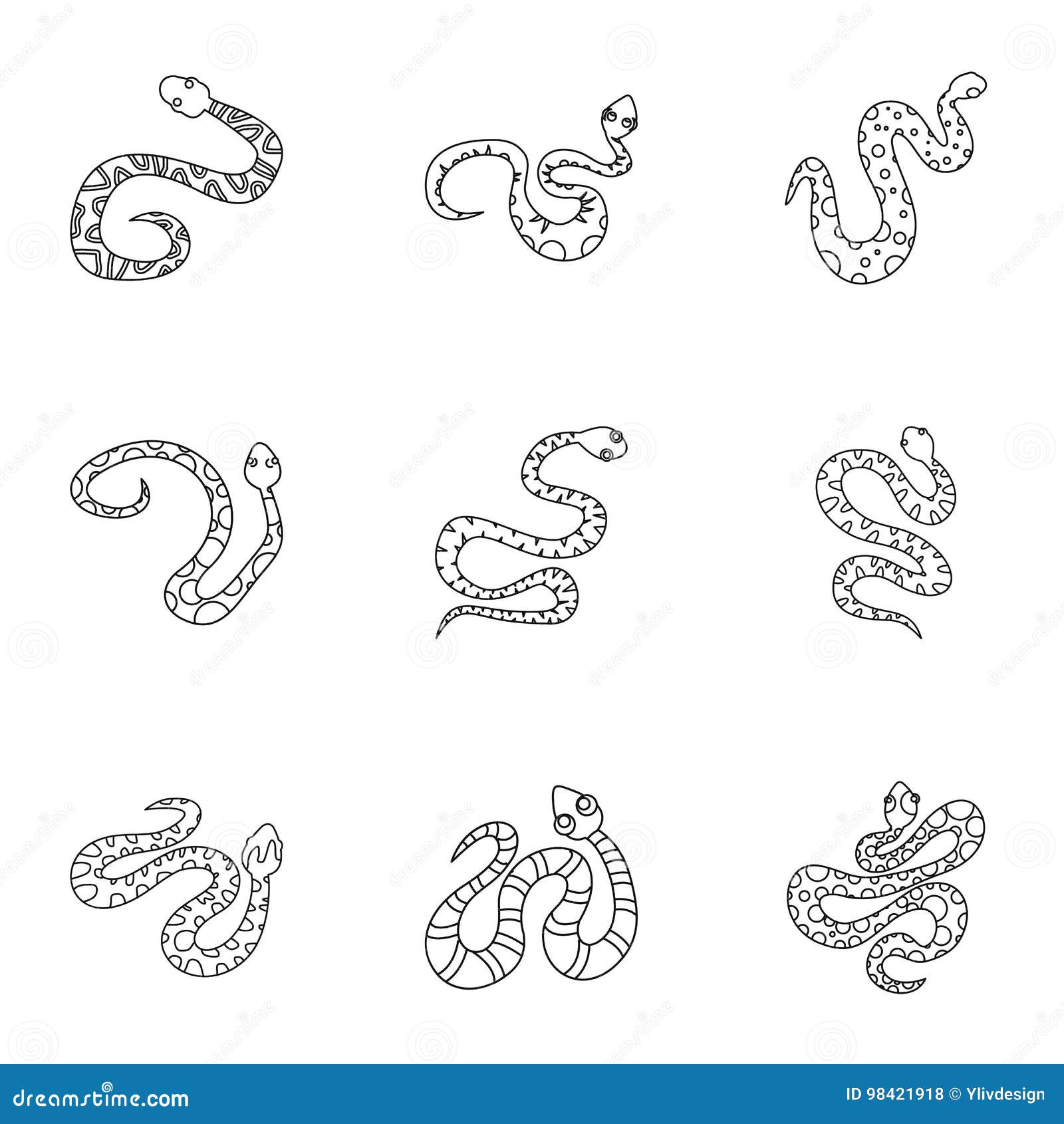 Venomous Snake Vintage Tattoo, Vector Drawing Of Aggressive Predator ...